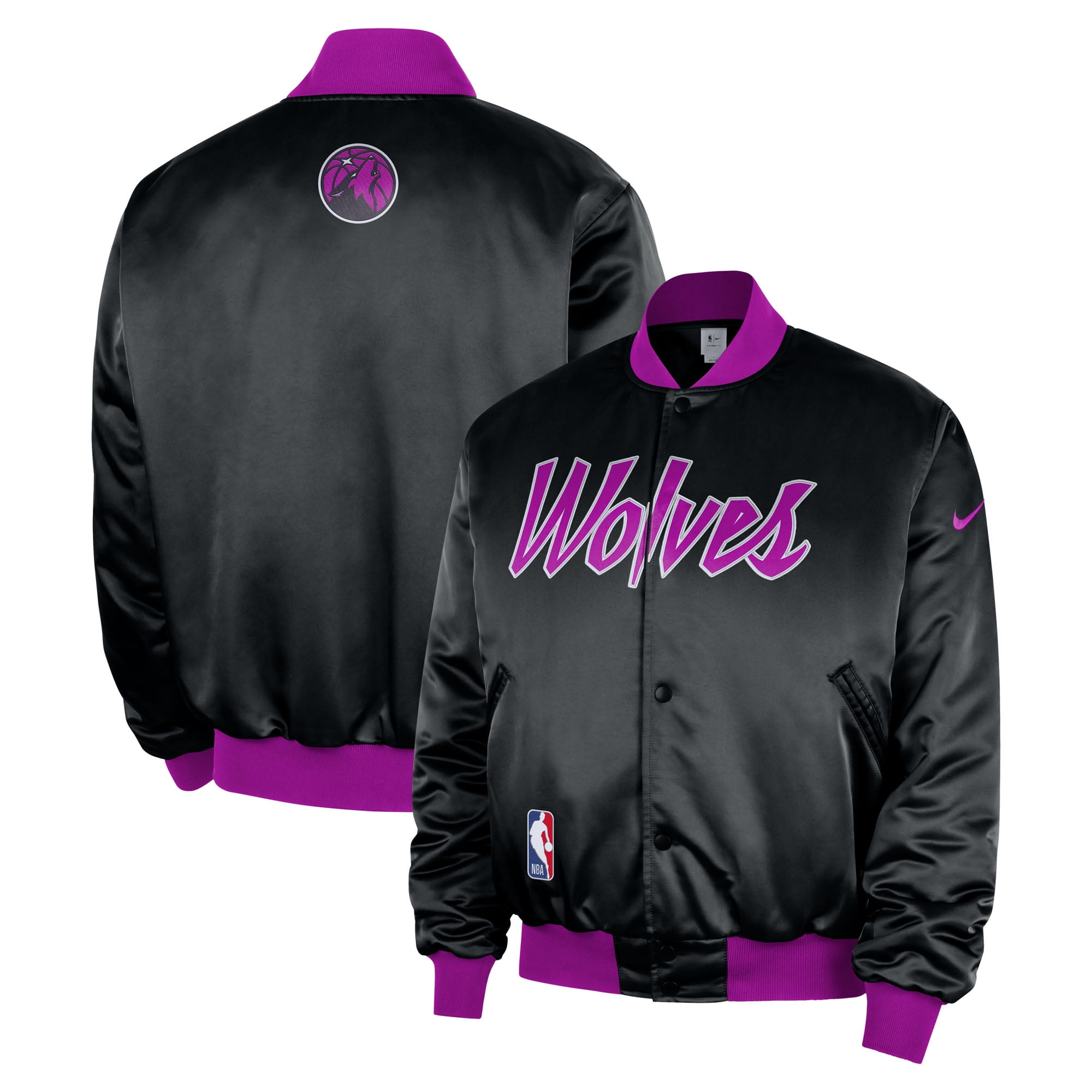 Men's Nike Black Minnesota Timberwolves 2025/26 City Edition Remix ...