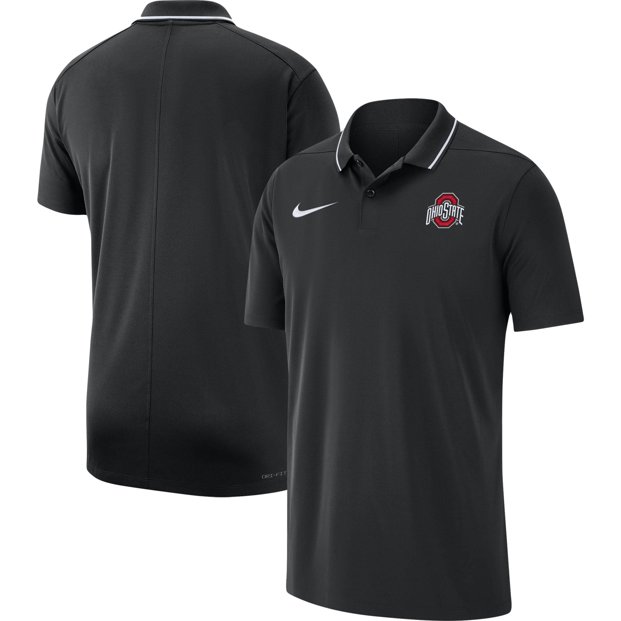 Men's Nike Black Ohio State Buckeyes 2023 Coaches Performance Polo ...