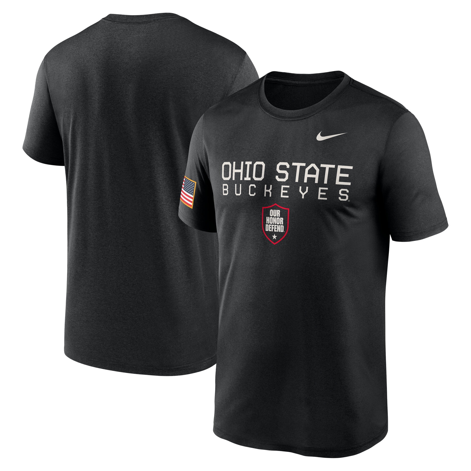 Men's Nike Black Ohio State Buckeyes 2024 Military Appreciation Legend ...