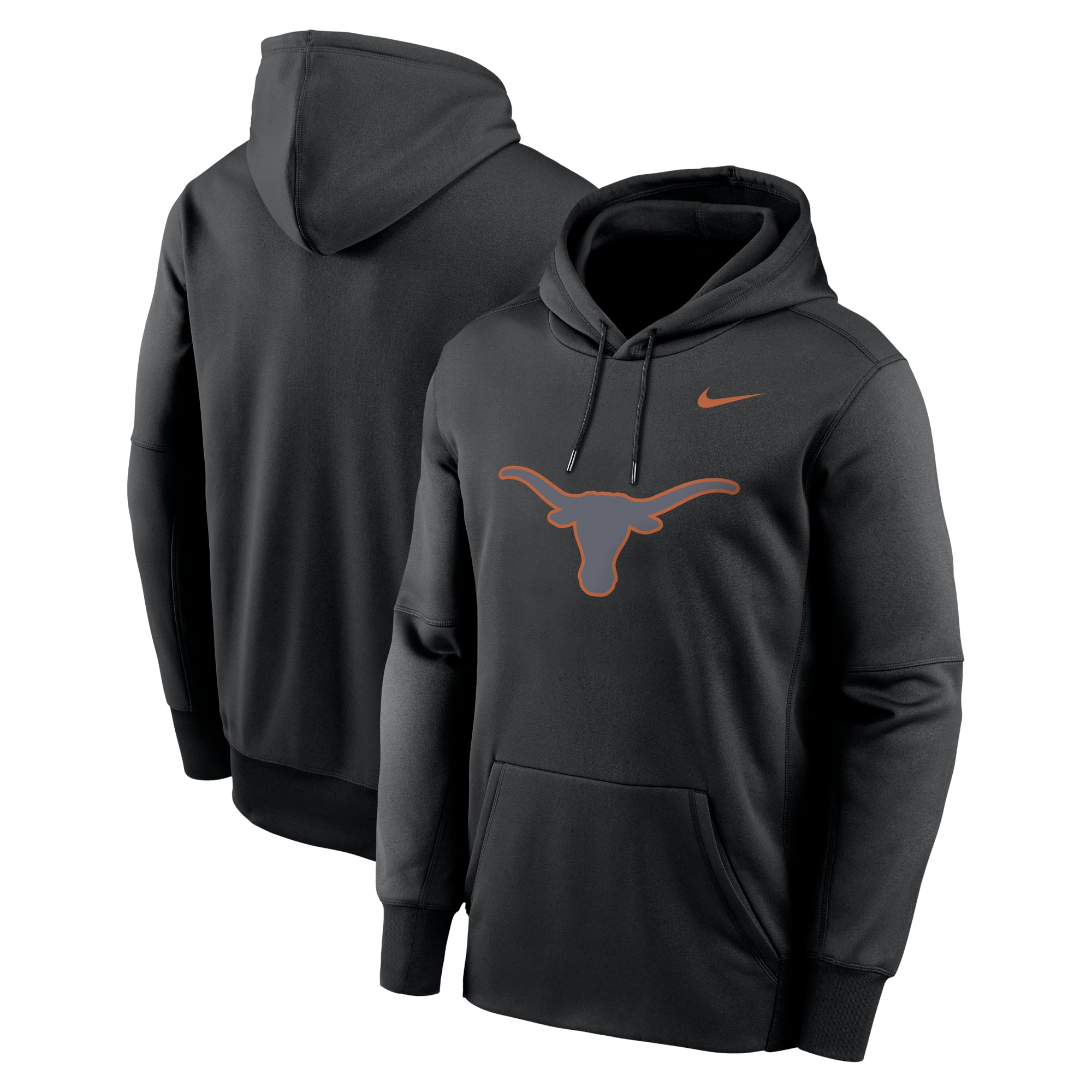 Men's Nike Black Texas Longhorns Color Pop Performance Fleece Pullover ...