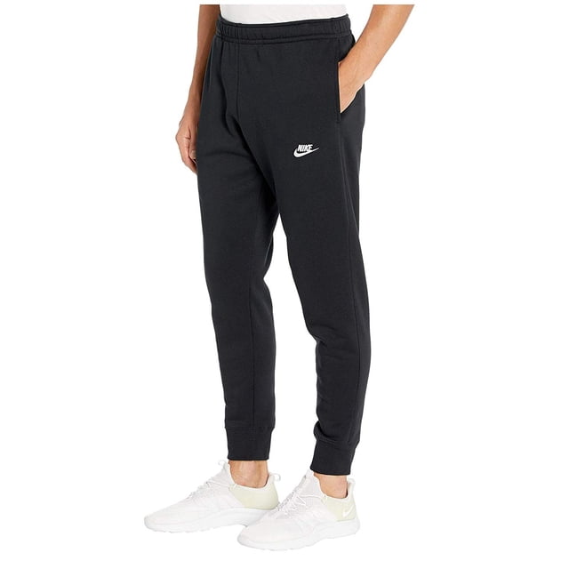 Nike Men's Black/White Sportswear Club Fleece Jogging Sweatpants - 2XL ...