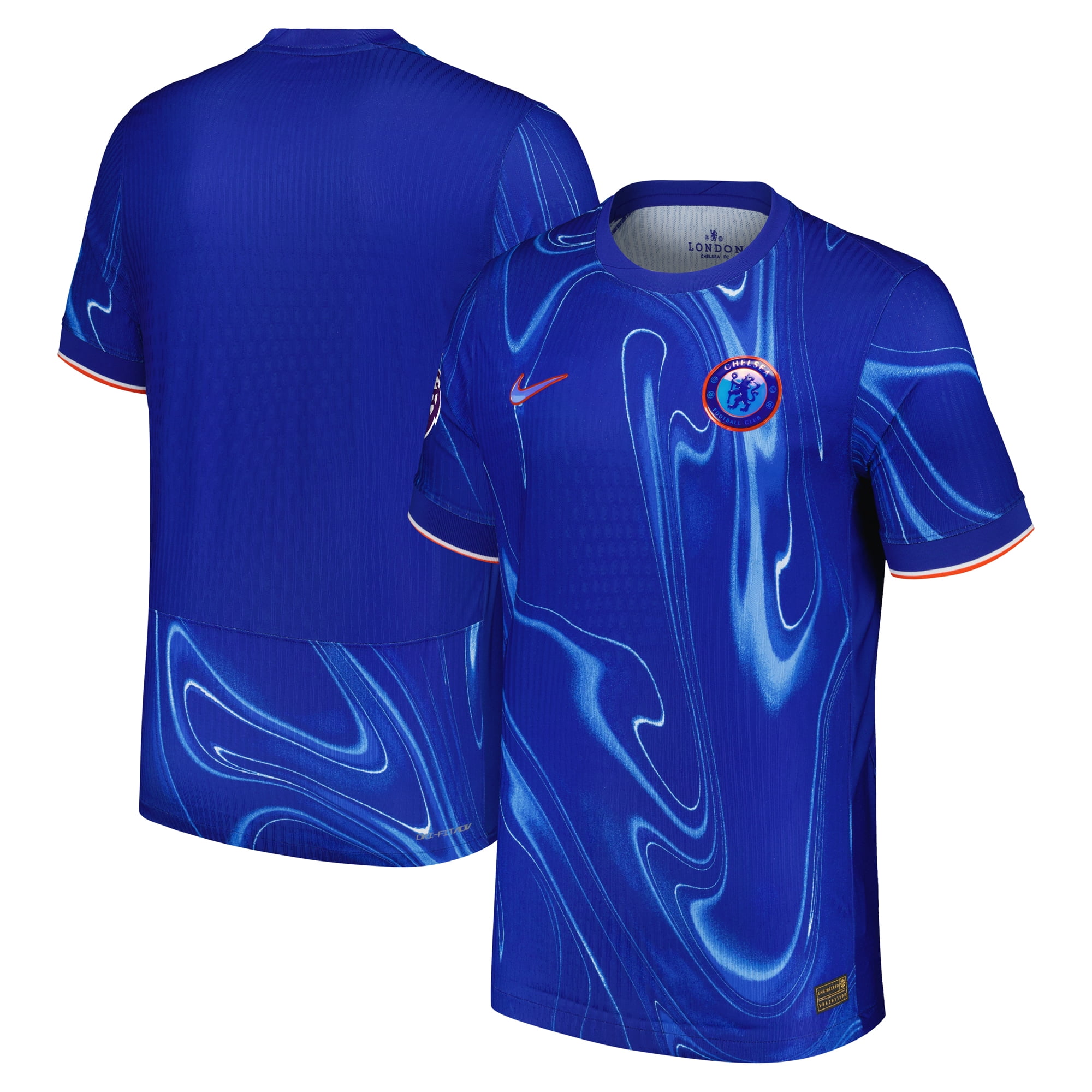 Men's Nike Blue Chelsea 2024/25 Home Authentic Patch Jersey - Walmart.com