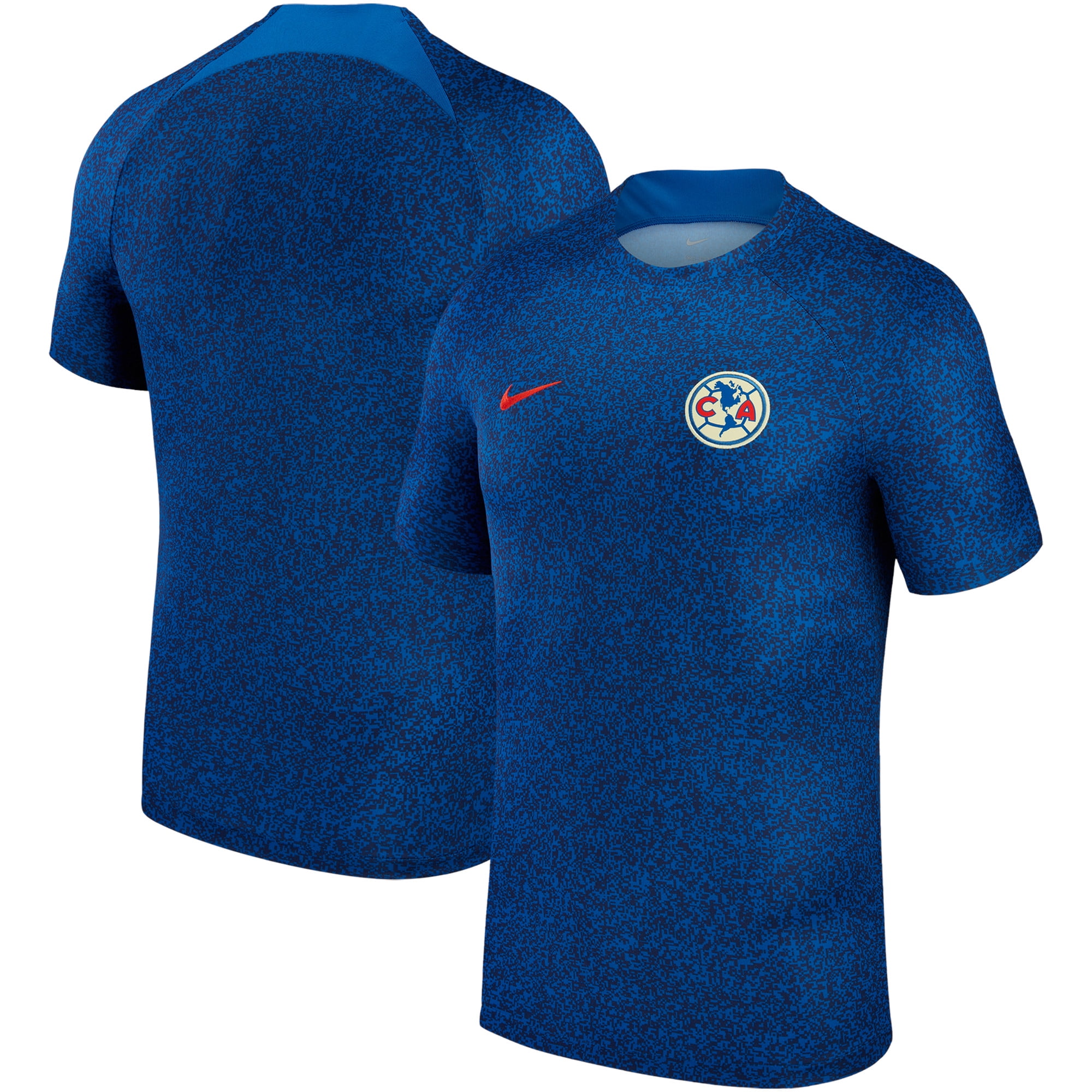 Men's Nike Blue Club America 2023/24 Academy Pro Pre-Match Top ...