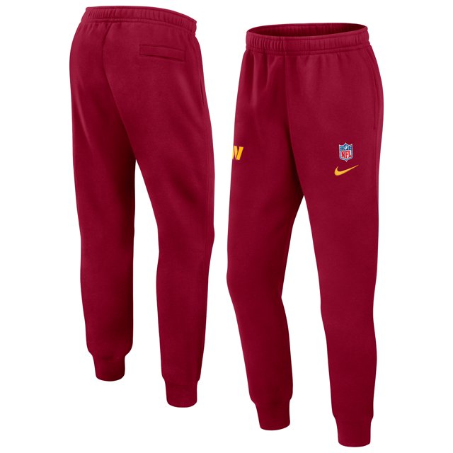 Men's Nike Burgundy Washington Commanders 2024 Sideline Club Pants ...