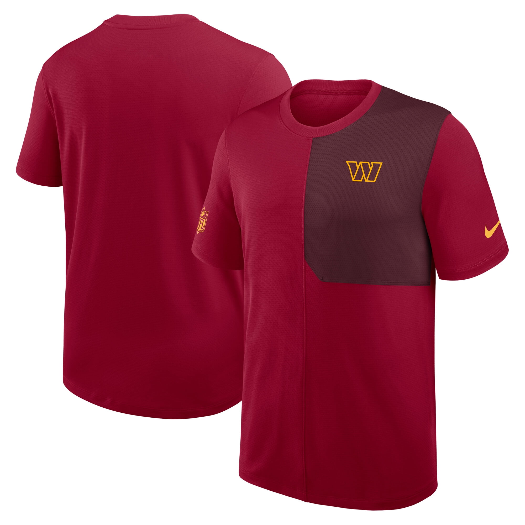Men's Nike Burgundy Washington Commanders Sideline UV Performance Coach ...