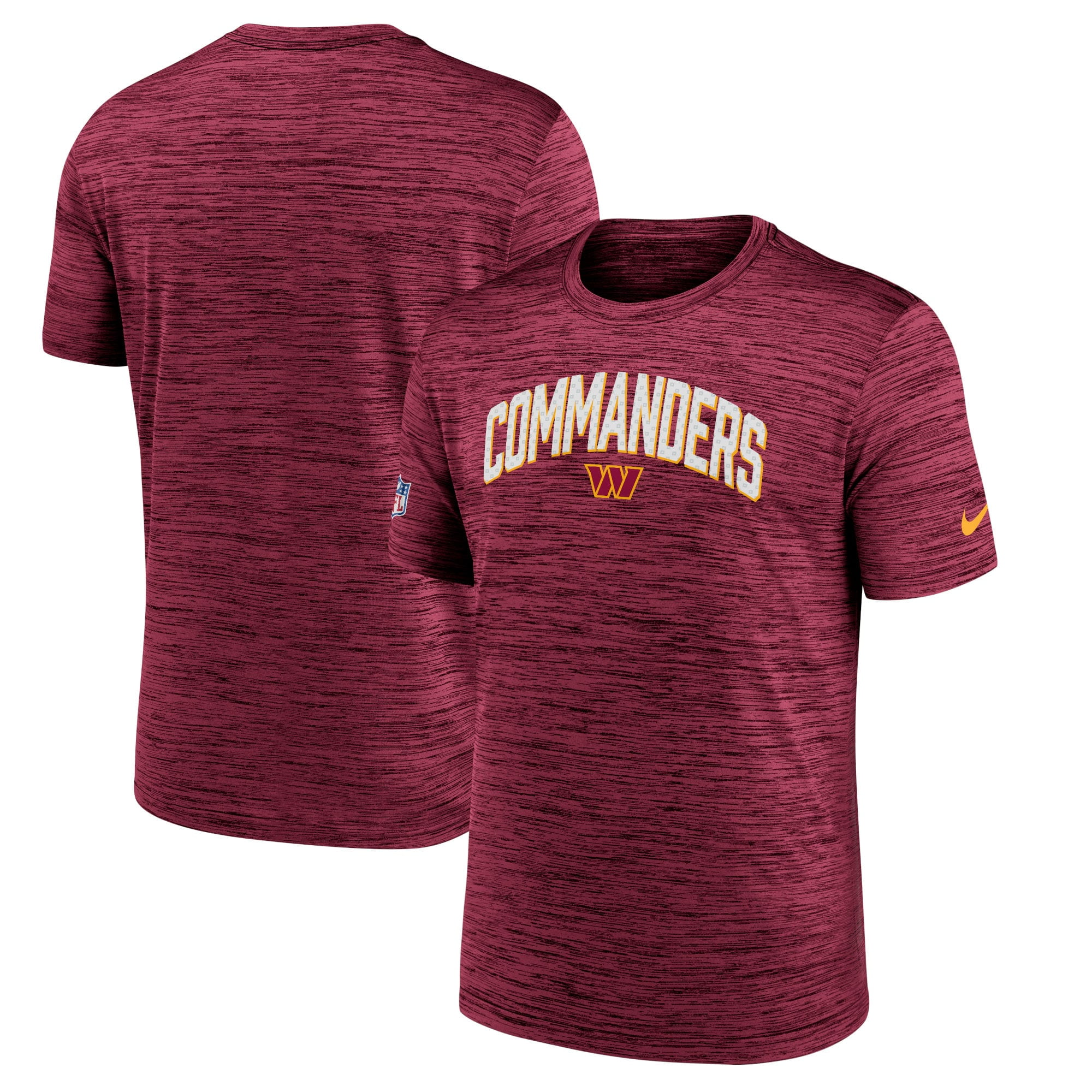 Men's Nike Burgundy Washington Commanders Sideline Velocity Athletic ...