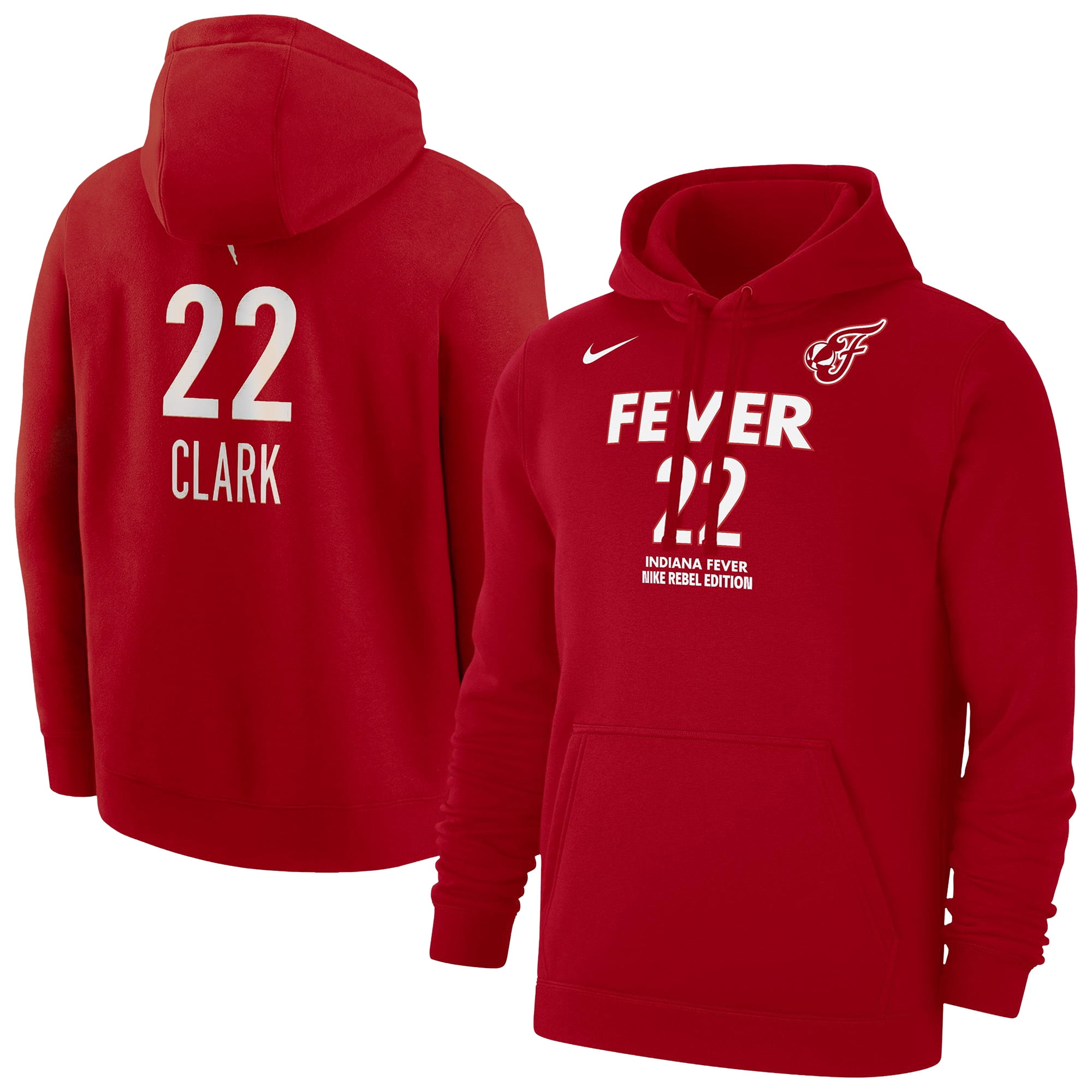 Men's Nike Caitlin Clark Red Indiana Fever Rebel-Edition Name & Number ...