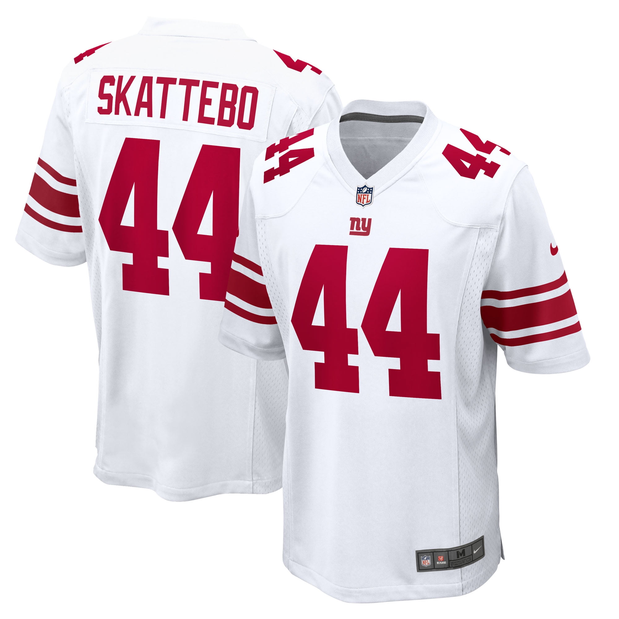 Men's Nike Cam Skattebo White New York Giants Game Jersey - Walmart.com