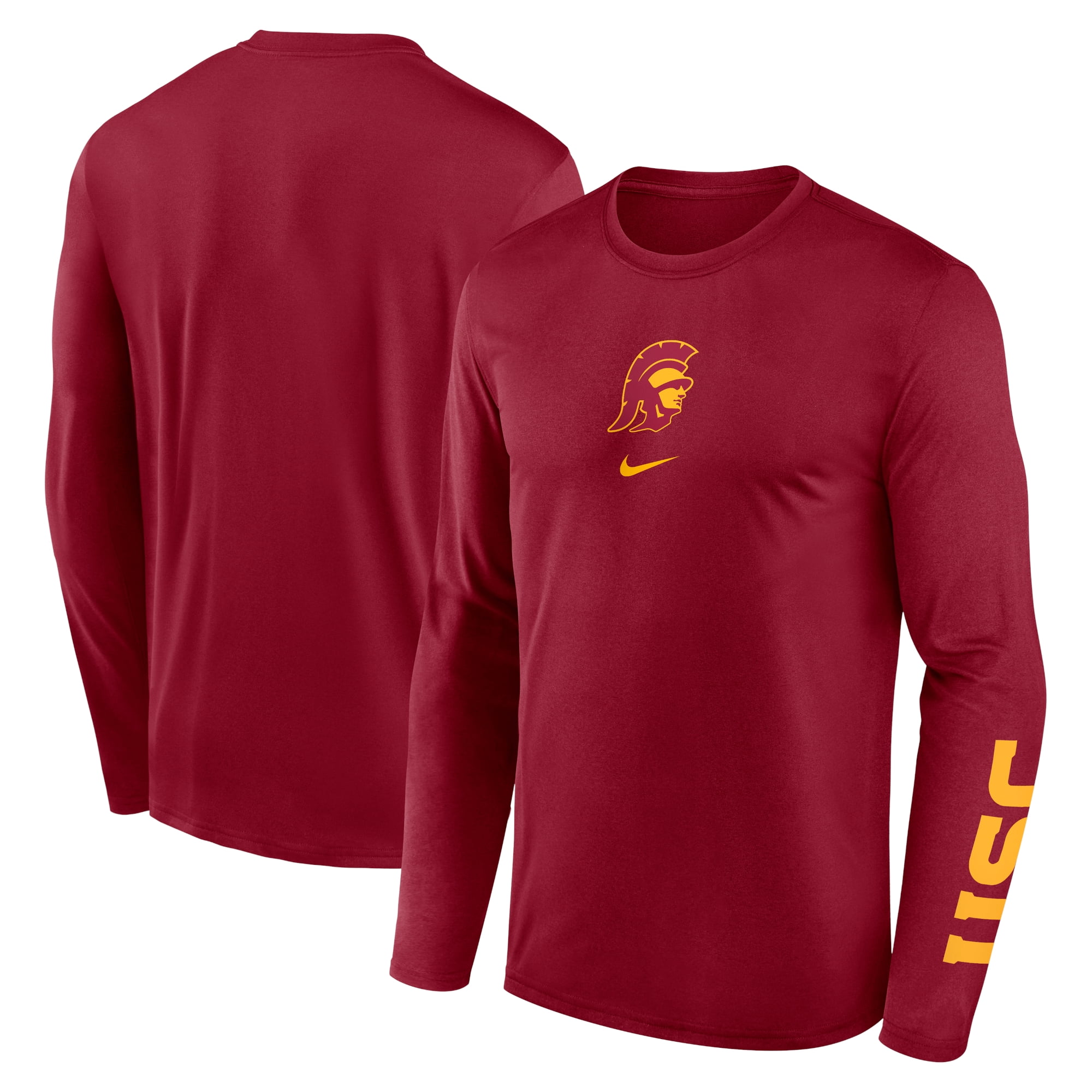 Men's Nike Cardinal USC Trojans Primetime Center Lockup Two-Hit Legend ...