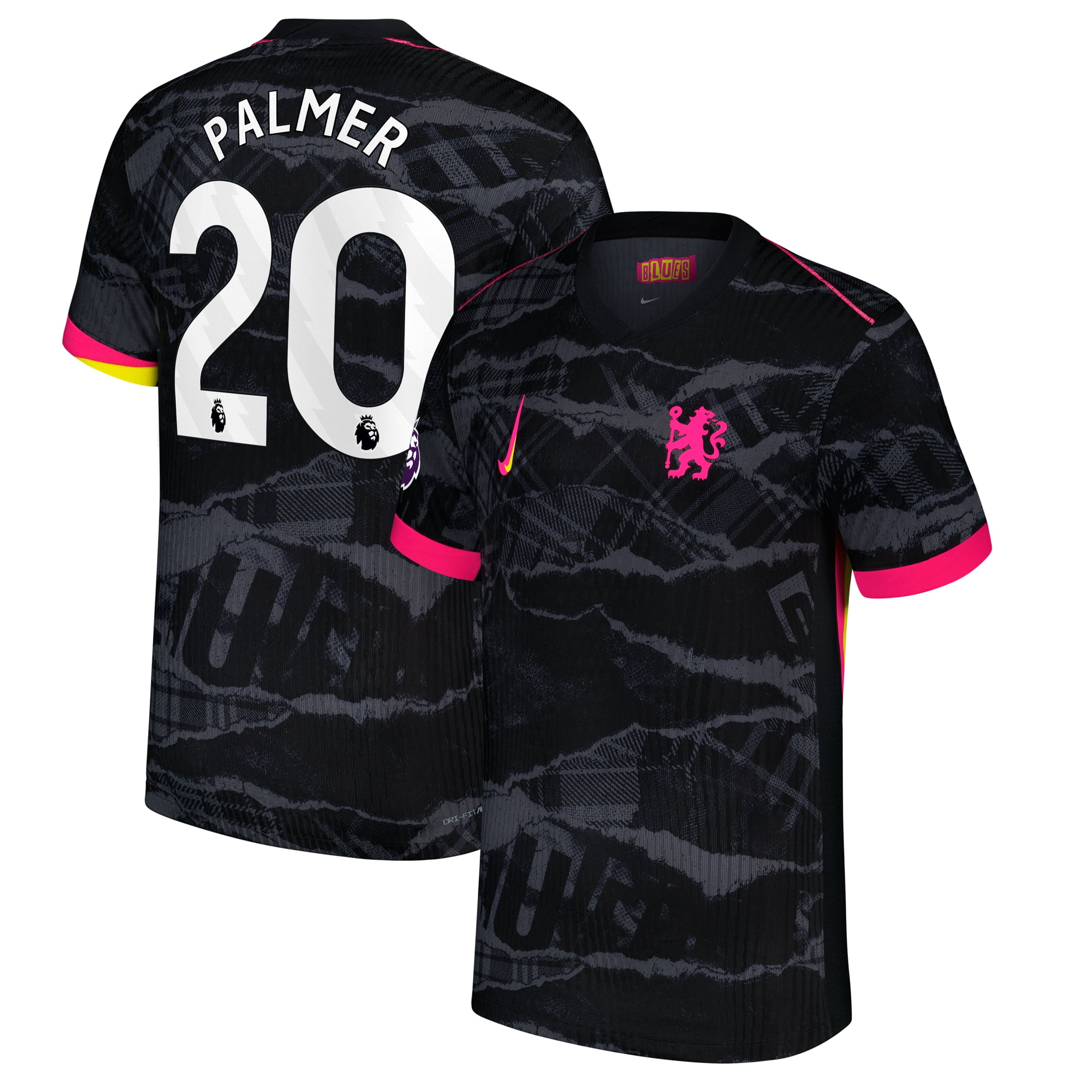 Men's Nike Cole Palmer Anthracite Chelsea 2024/25 Third Authentic ...