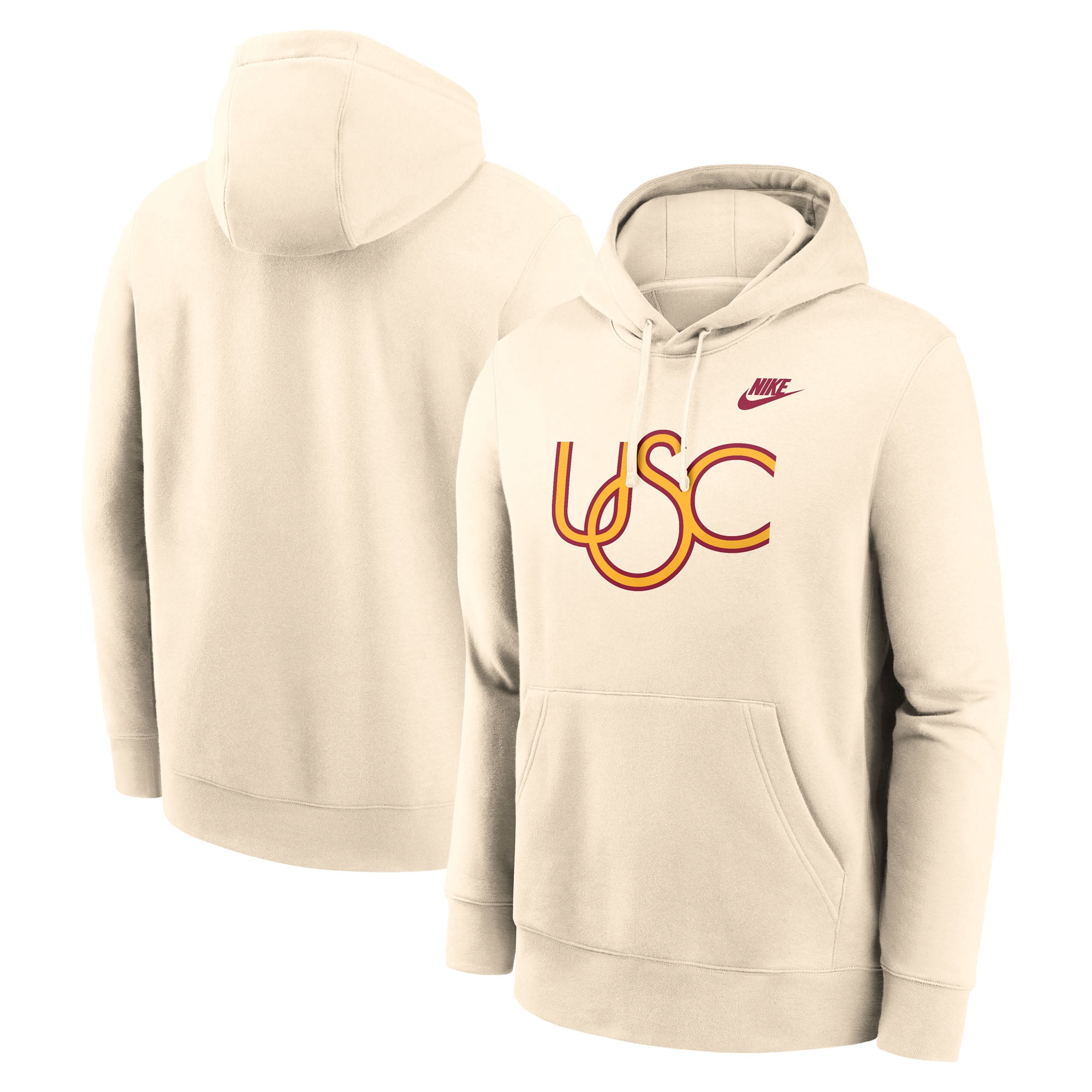 Men's Nike Cream USC Trojans Vault Logo Pullover Hoodie - Walmart.com