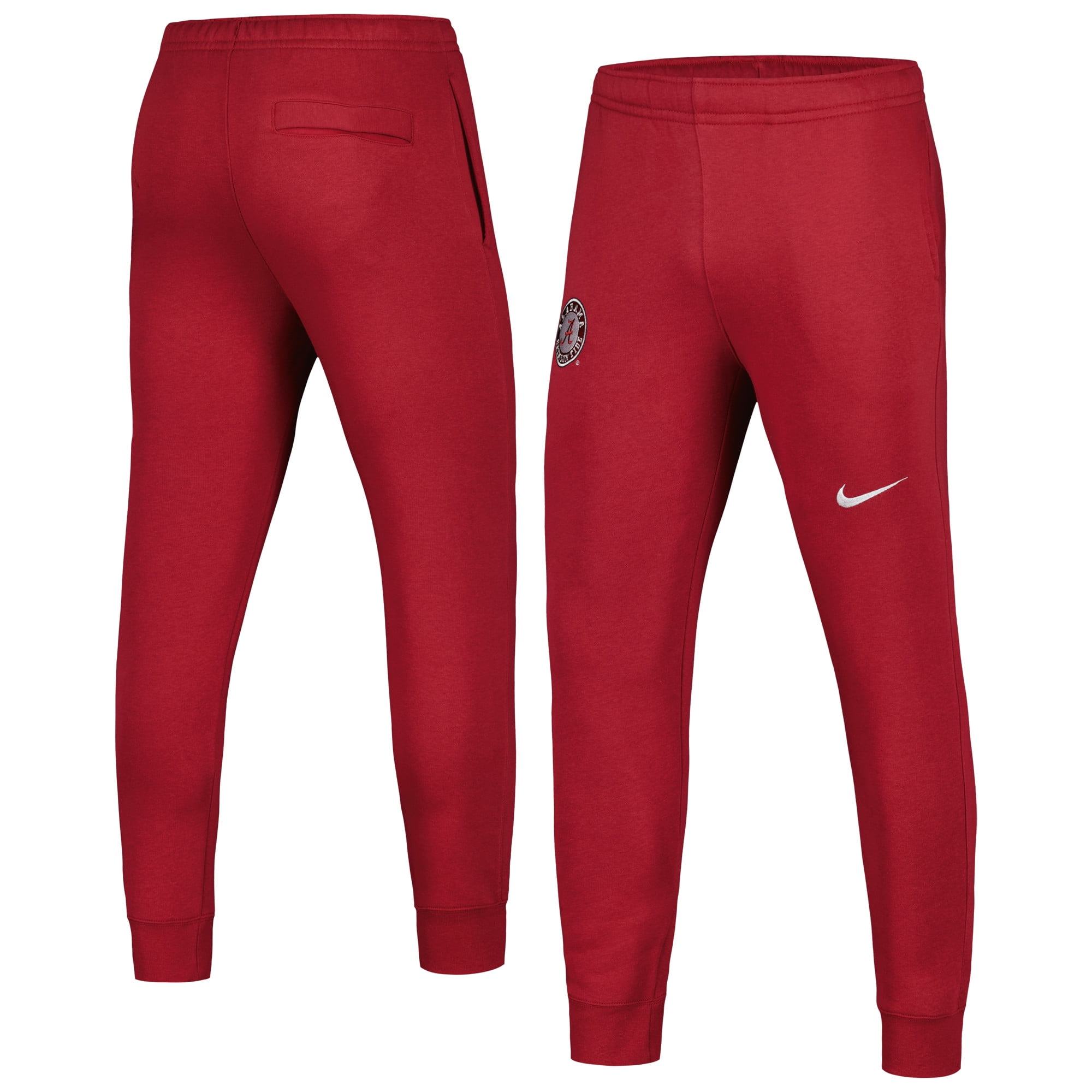 Men's Nike Crimson Alabama Crimson Tide Club Fleece Pants - Walmart.com