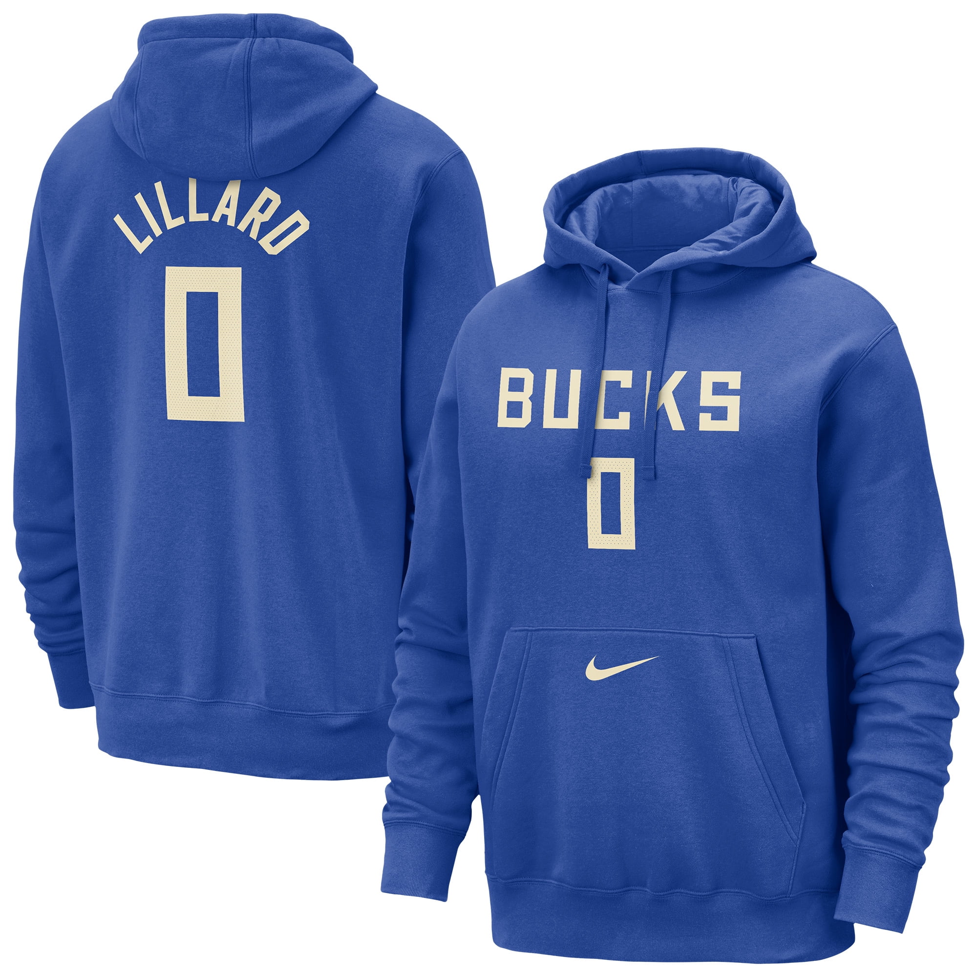 Men's Nike Damian Lillard Royal Milwaukee Bucks 2024/25 City Edition ...