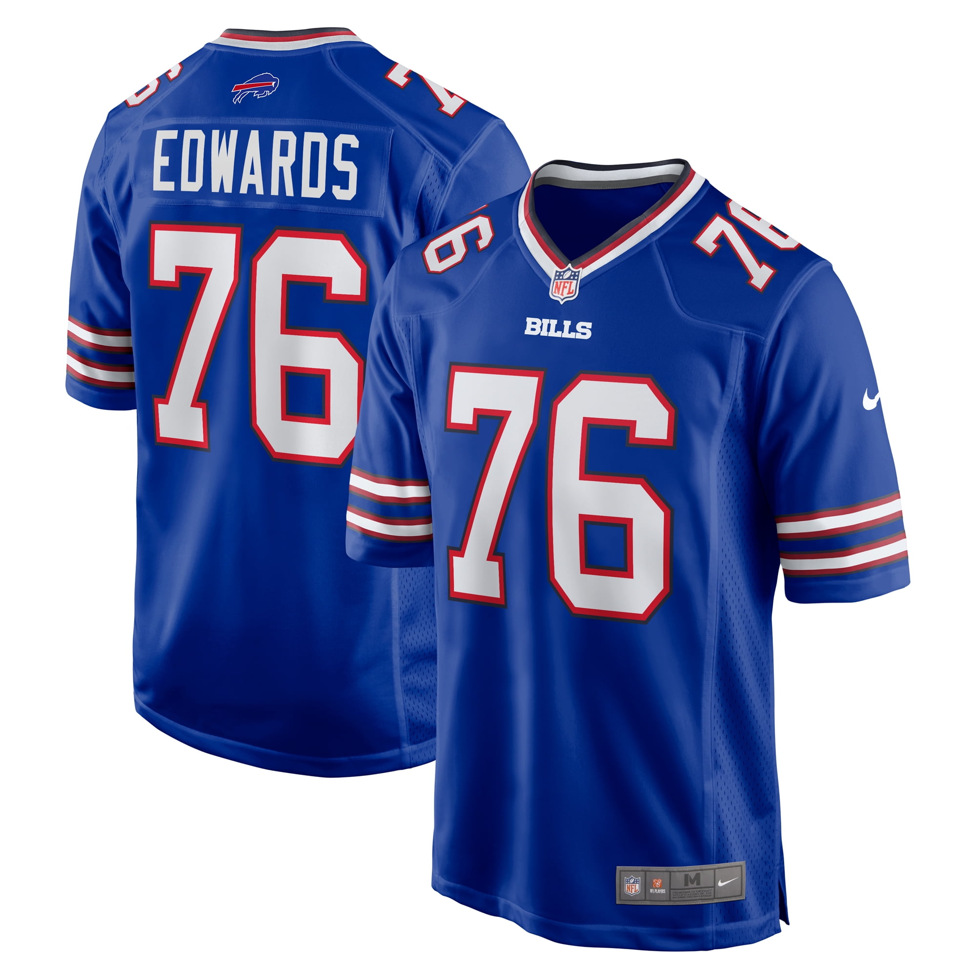 Men's Nike David Edwards Royal Buffalo Bills Game Jersey - Walmart.com
