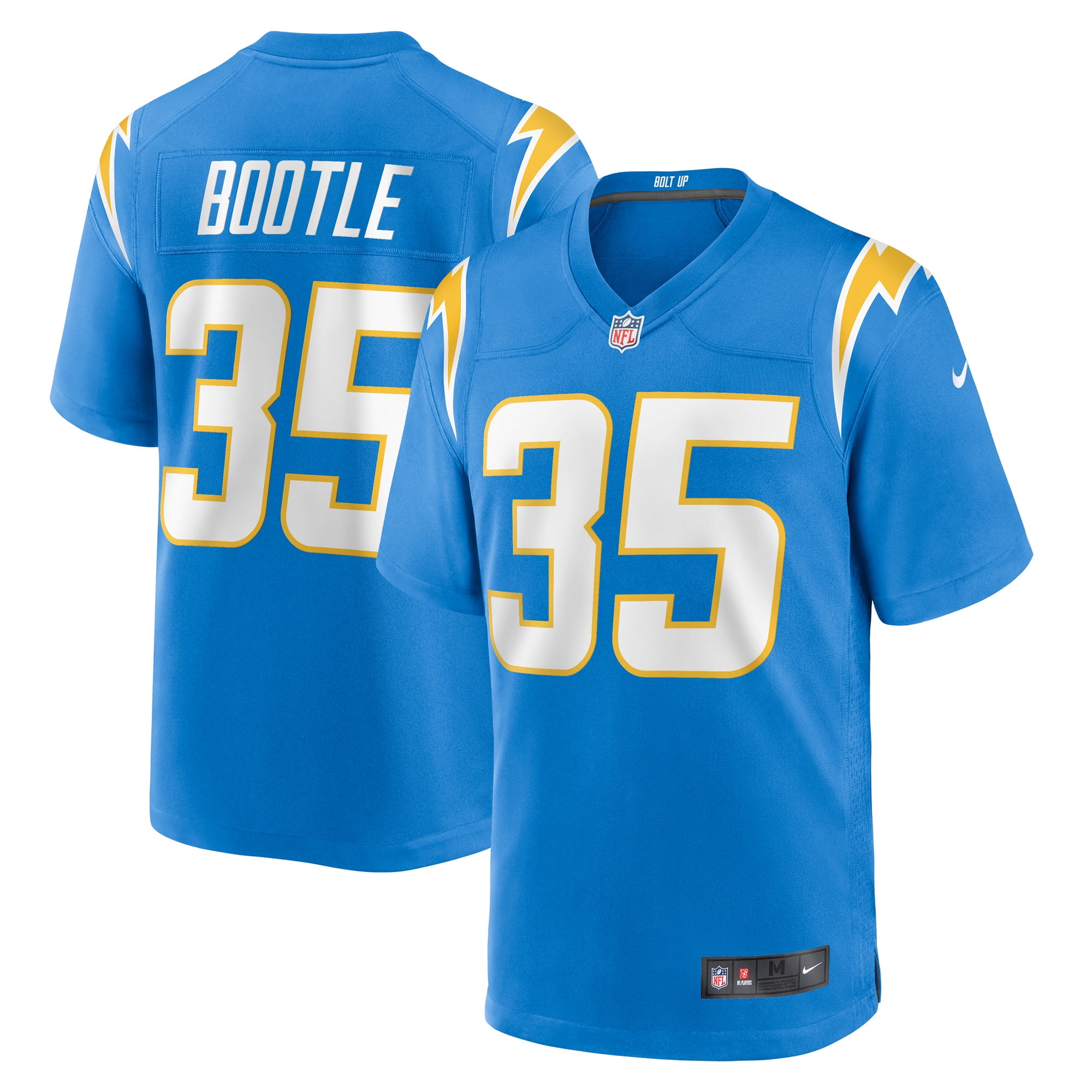 Men's Nike Dicaprio Bootle Powder Blue Los Angeles Chargers Team Game ...