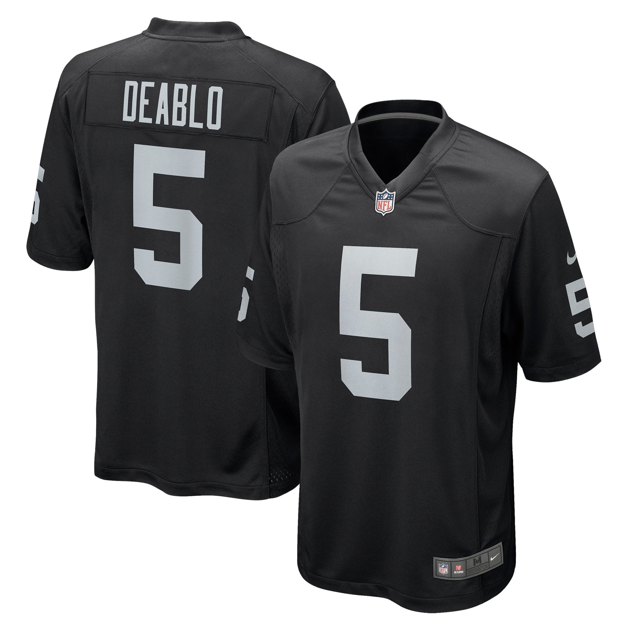 Men's Nike Divine Deablo Black Las Vegas Raiders Player Game Jersey ...