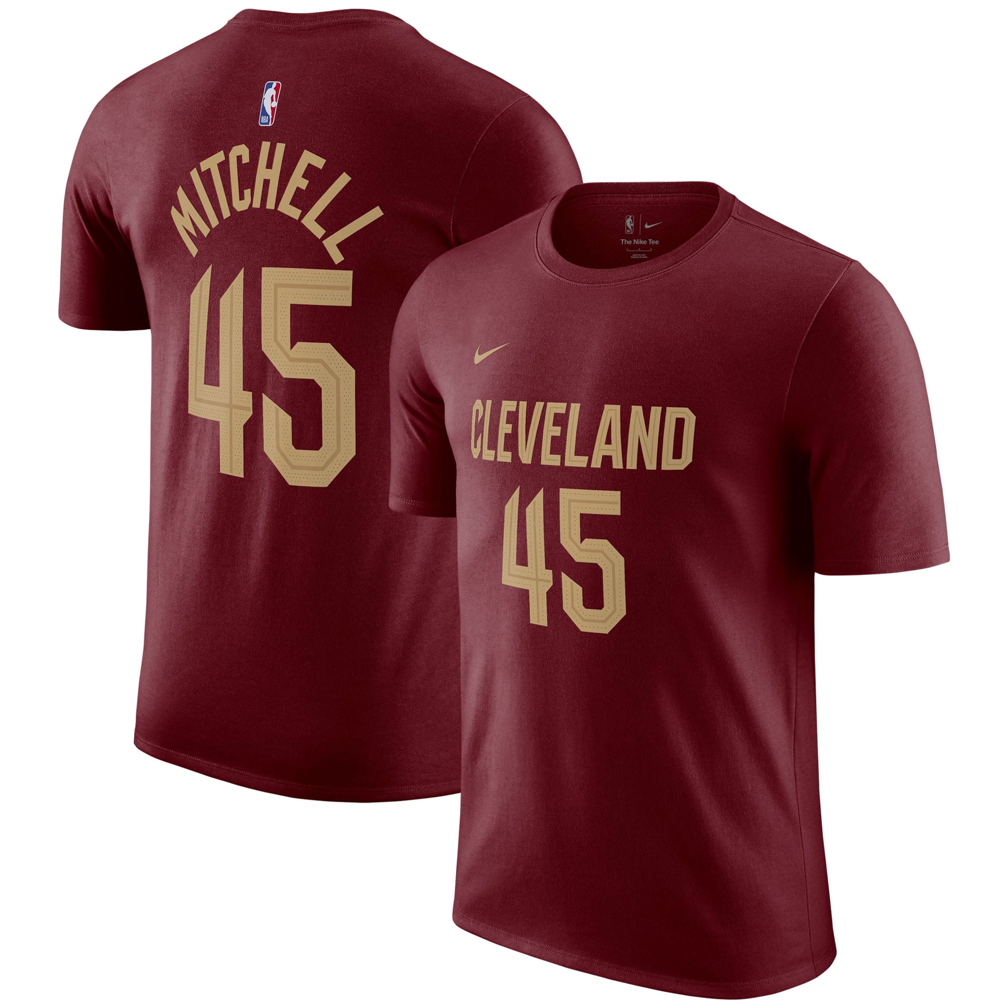 Men's Nike Donovan Mitchell Burgundy Cleveland Cavaliers Icon 2022/23 ...