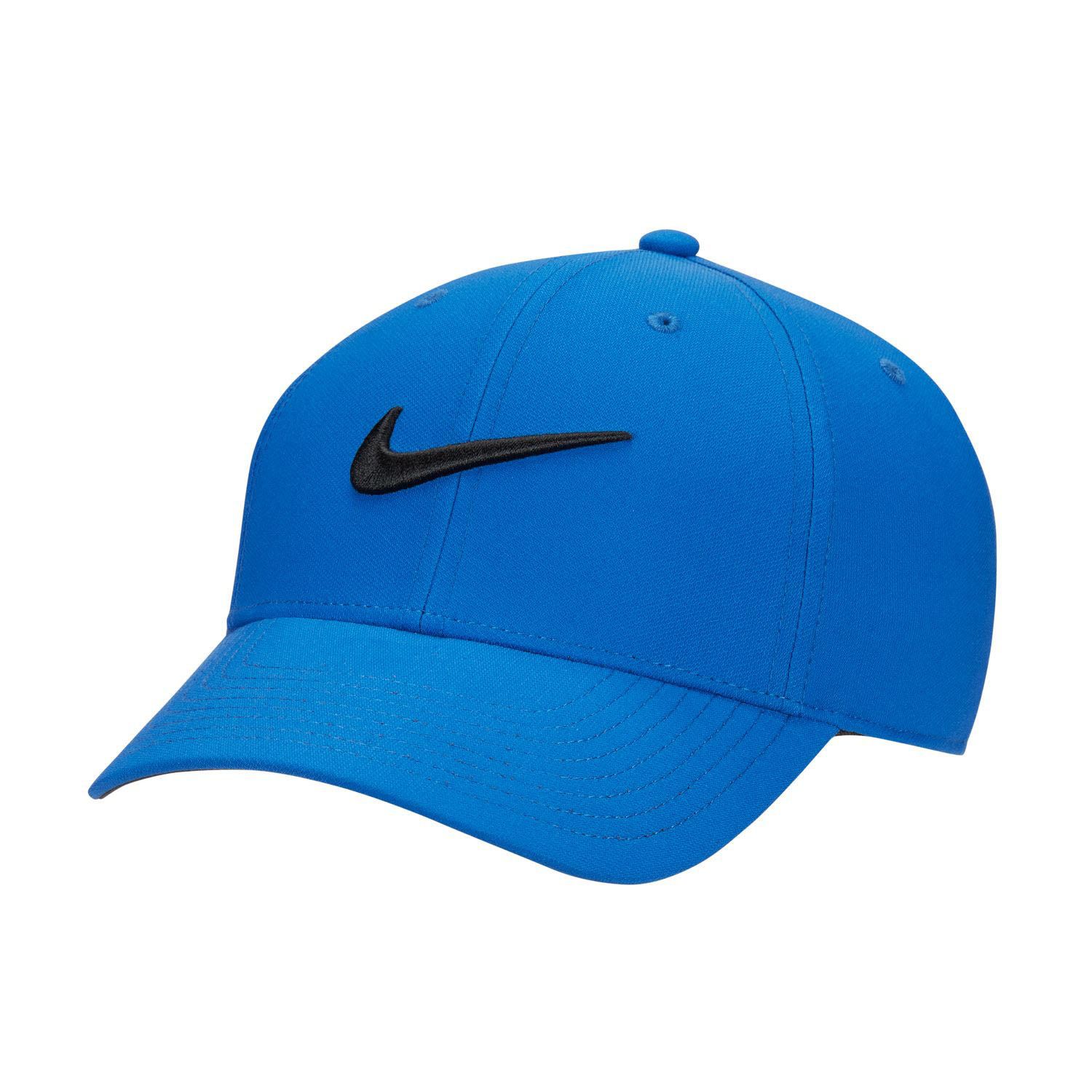 Men’s Nike Dri-Fit Club Structured Swoosh Cap Color: Game Royal Size: L ...