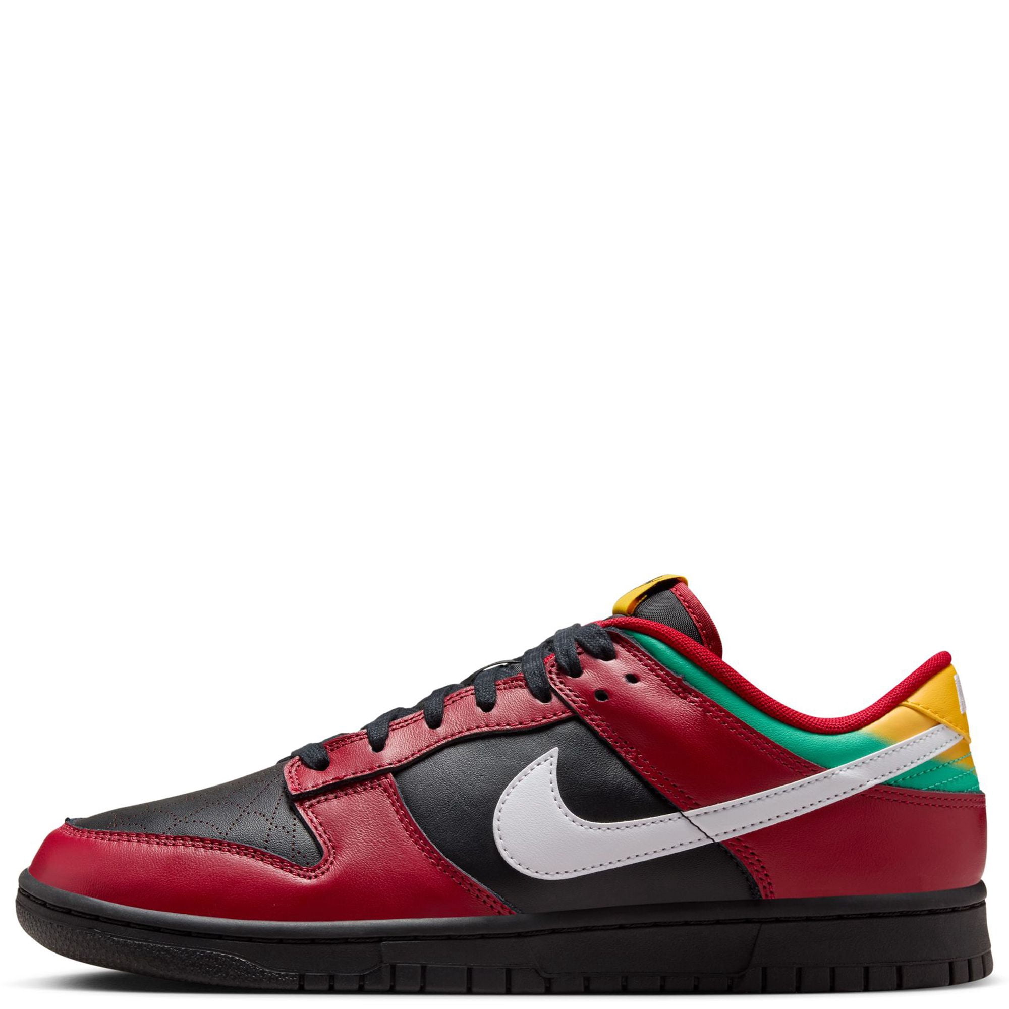 Men's Nike Dunk Low Retro LTD "Biker Tattoos" Blk/Wht-Gym Red (FZ3057 ...