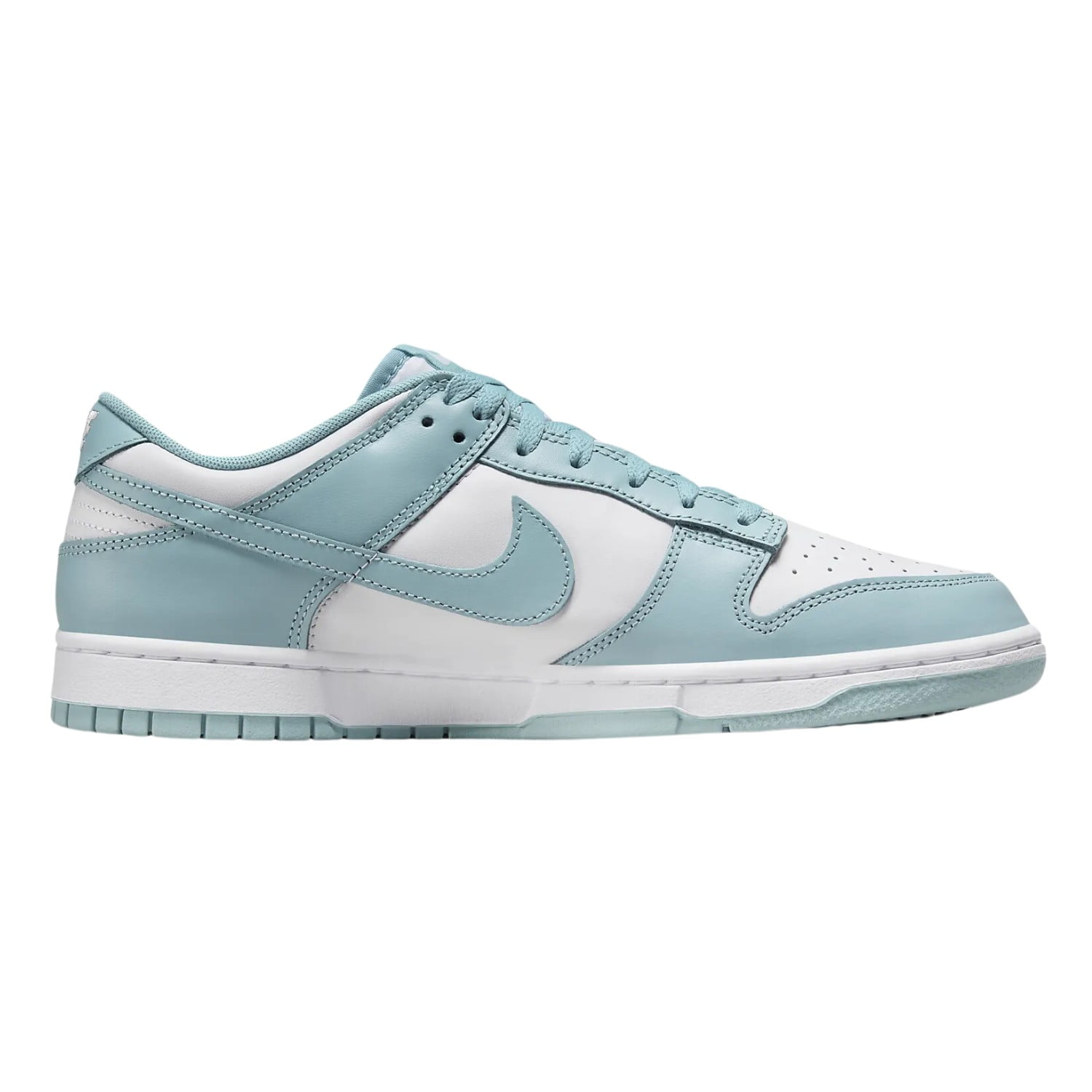 Men's Nike Dunk Low Retro White/Denim Turq (DV0833 106) - 8 - Walmart.com