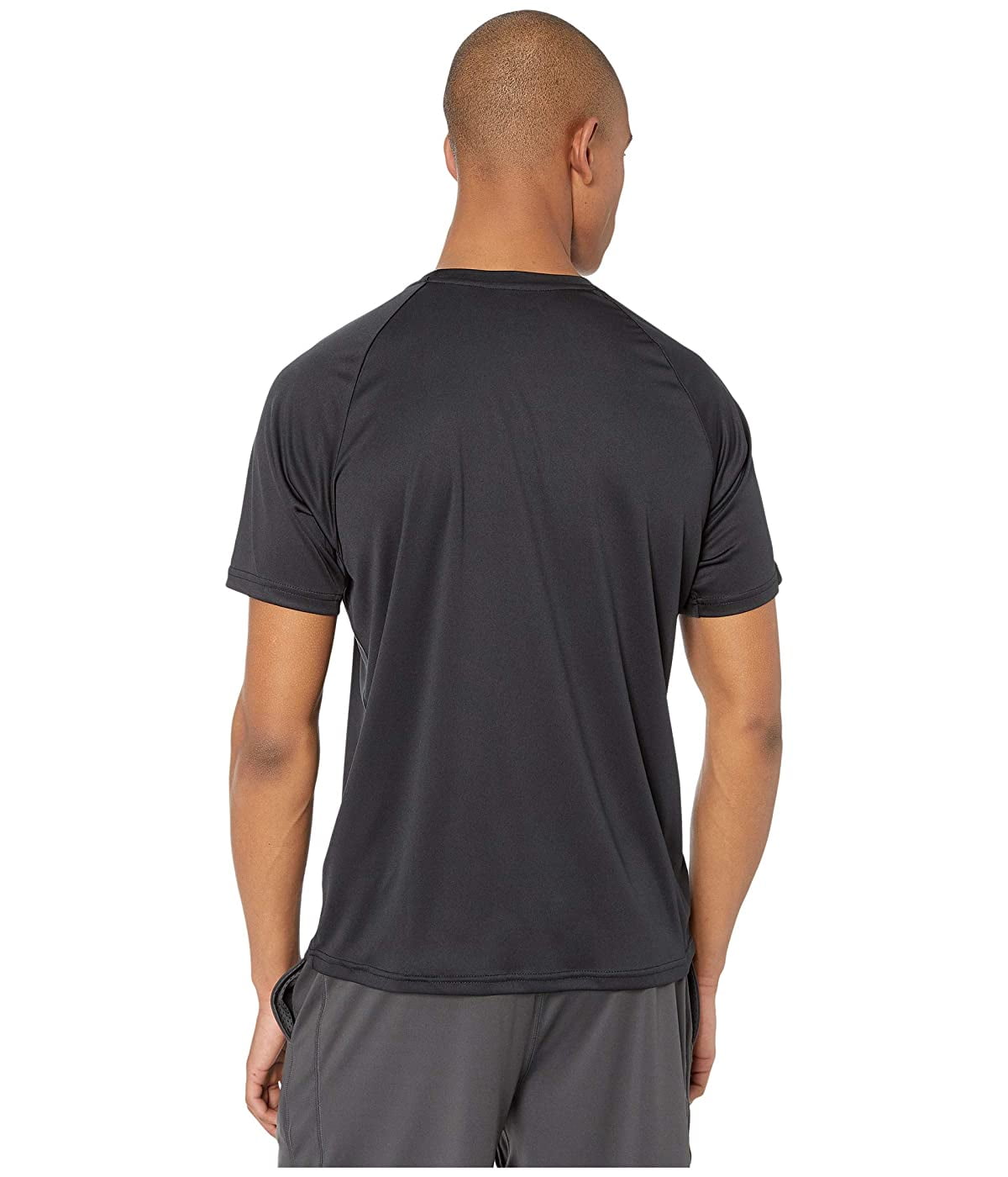 Nike Swim Men's Essential Short Sleeve Hydroguard Rash Guard Black ...