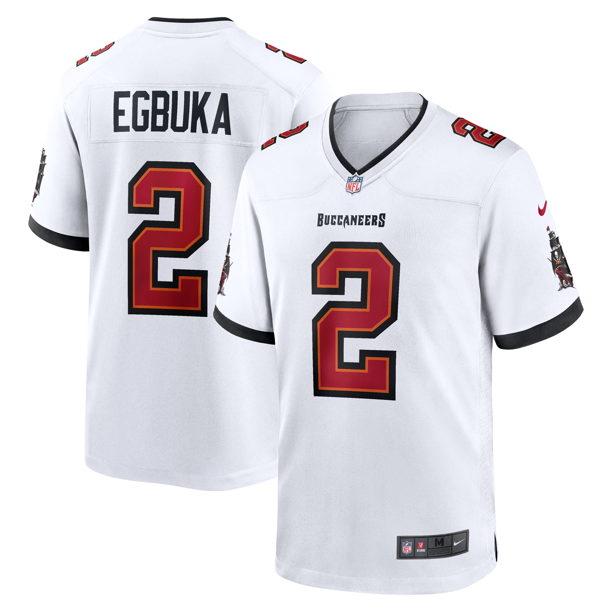 Men's Nike Emeka Egbuka White Tampa Bay Buccaneers Game Jersey - Walmart.com