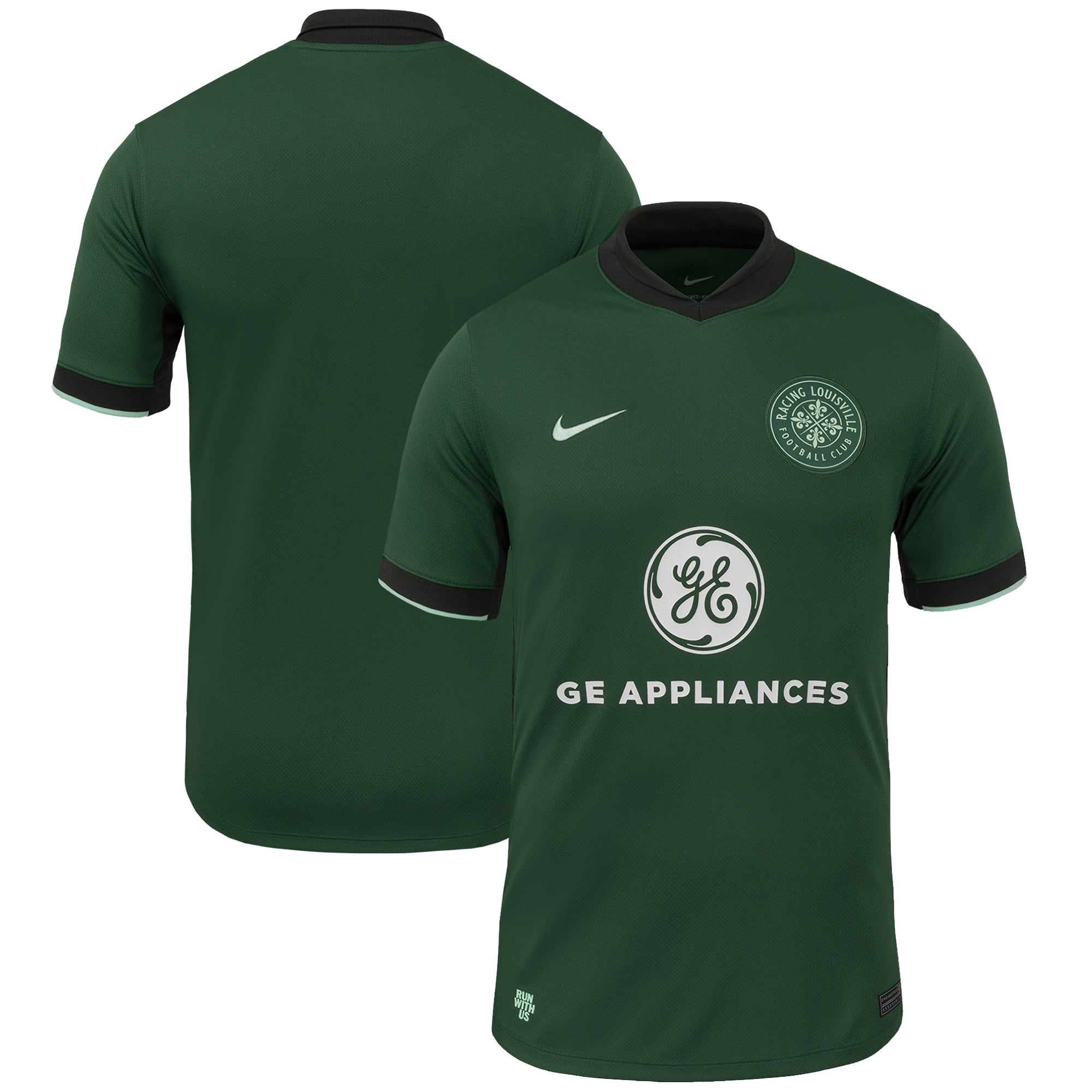 Men's Nike Forest Green Racing Louisville FC 2025 The Roots Kit Stadium ...