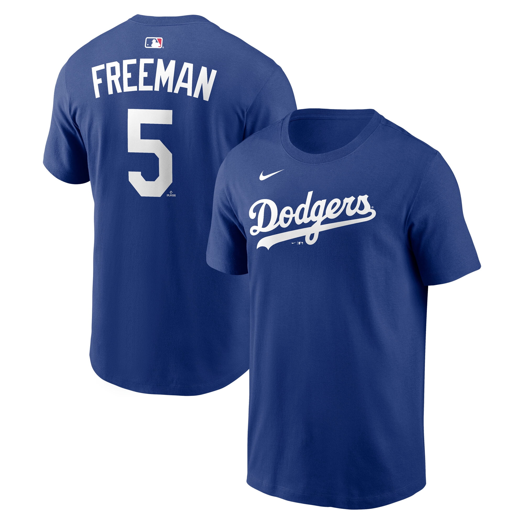 Men's Nike Freddie Freeman Royal Los Angeles Dodgers Home Name & Number ...