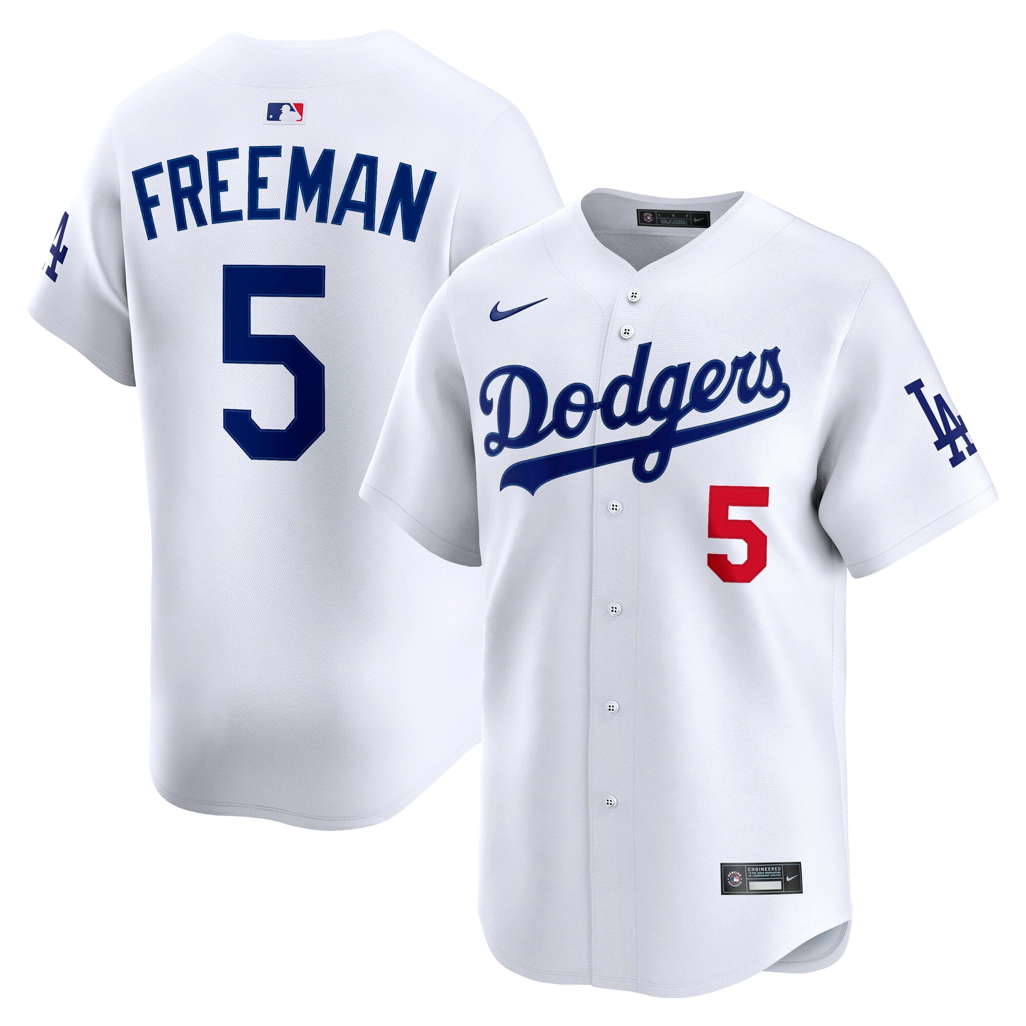 Men's Nike Freddie Freeman White Los Angeles Dodgers Home Limited ...