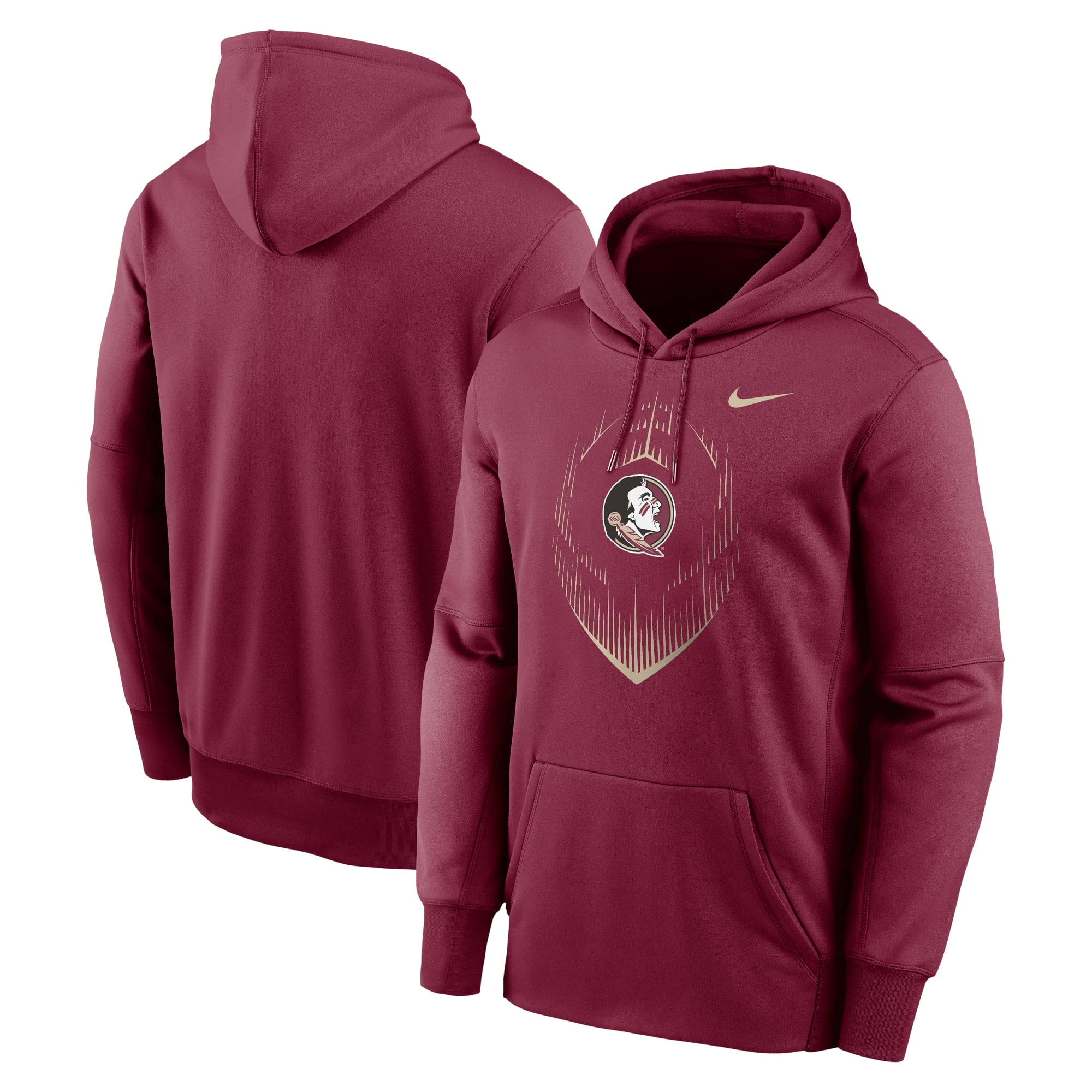Men's Nike Garnet Florida State Seminoles Icon Football Performance ...