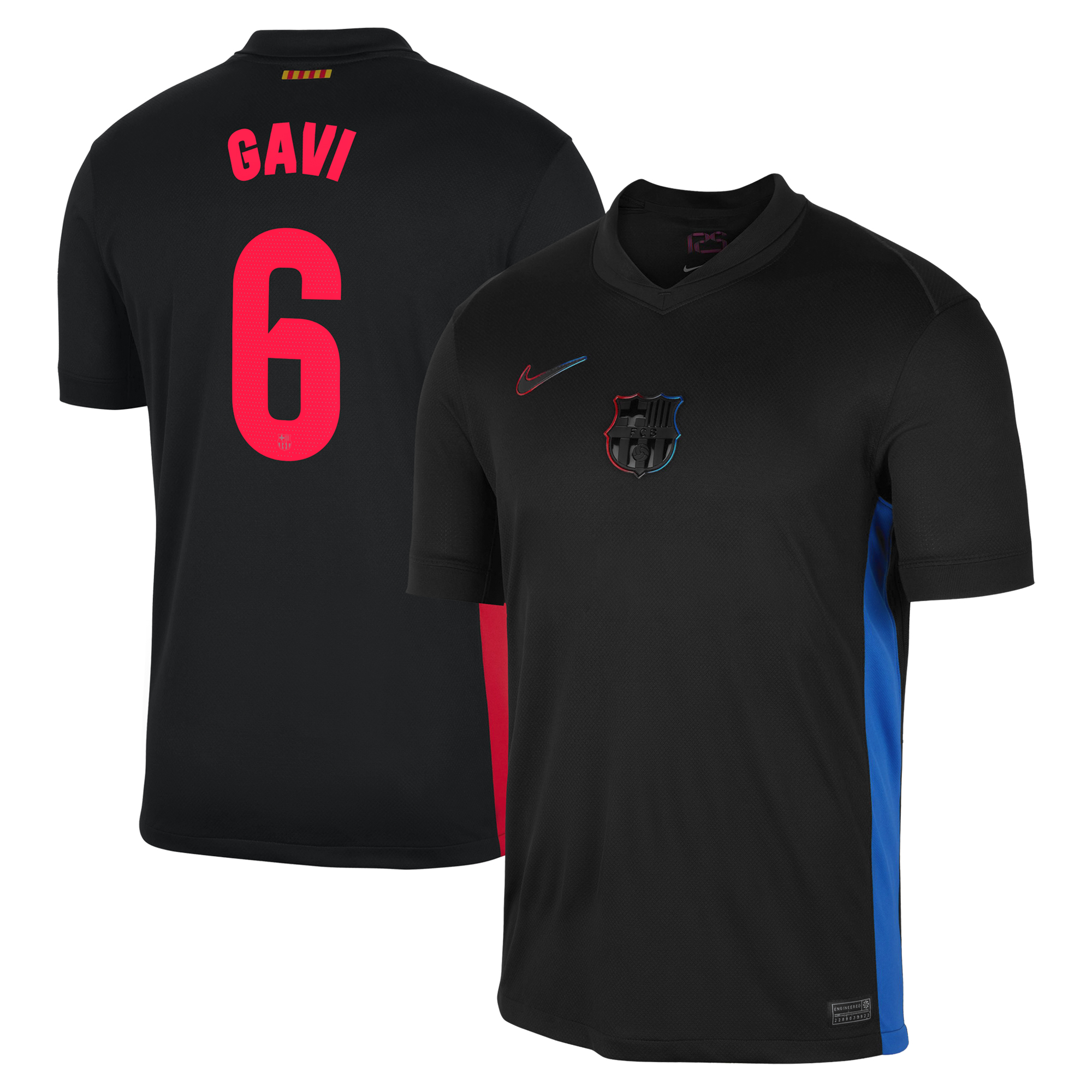 Men's Nike Gavi Black Barcelona 2024/25 Away Replica Player Jersey - Walmart.com