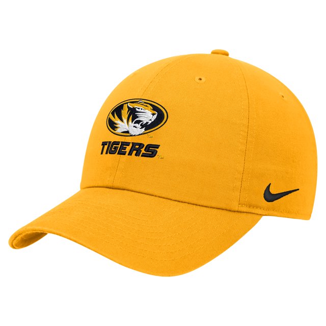 Men's Nike Gold Missouri Tigers Club Adjustable Hat - Walmart.com