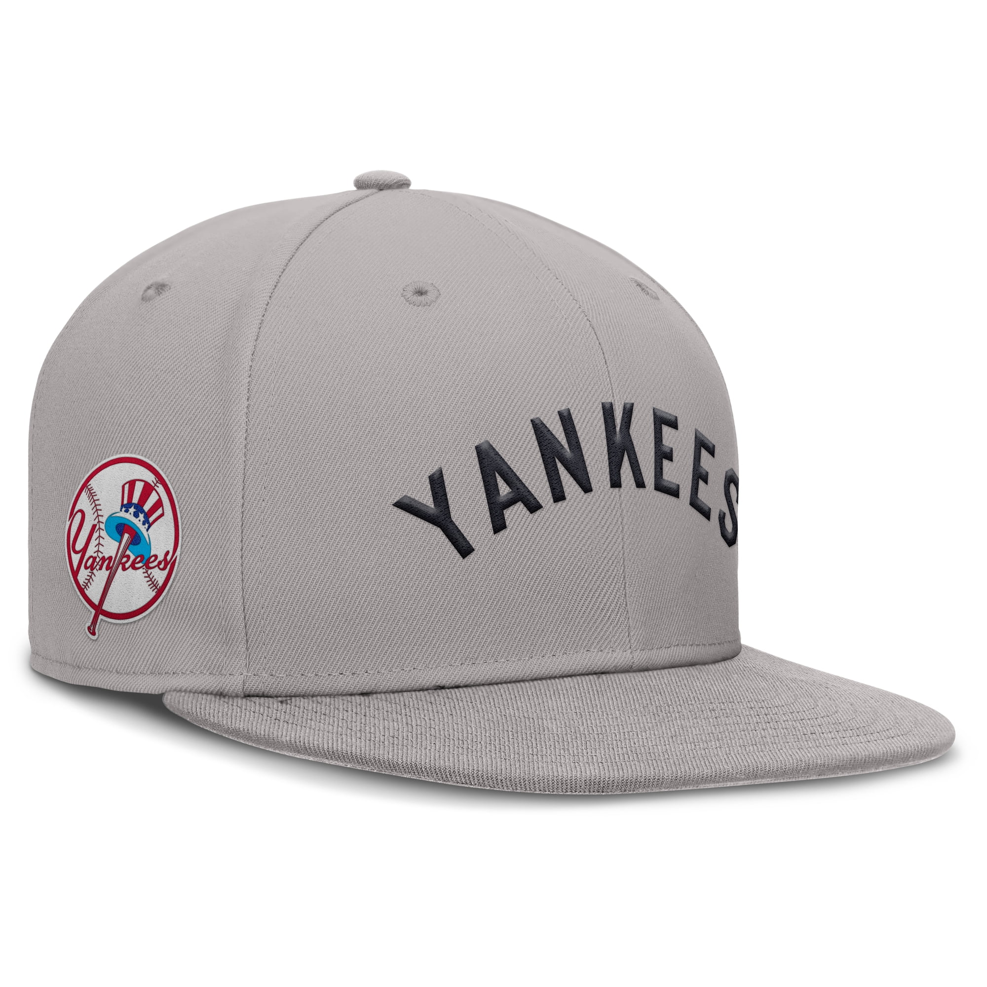 Men's Nike Gray New York Yankees Cooperstown True Performance Fitted ...