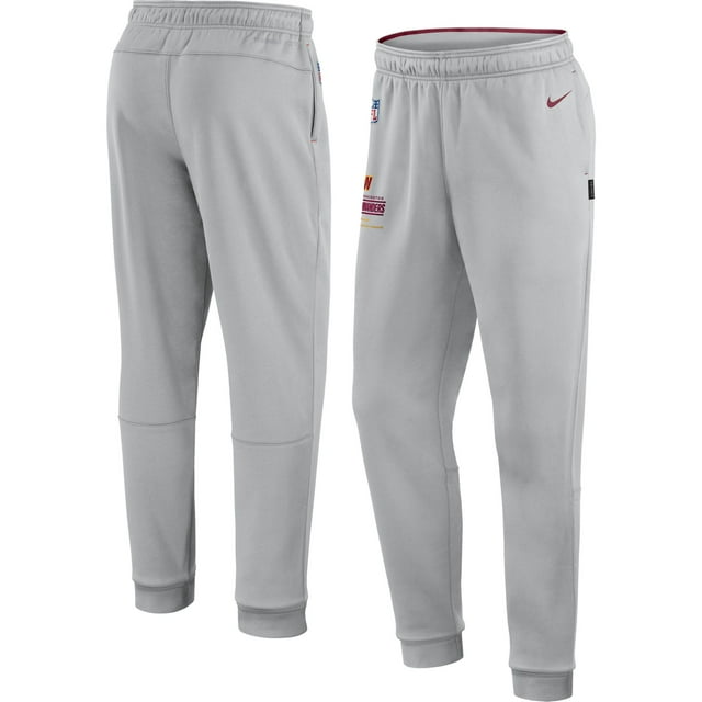 Men's Nike Gray Washington Commanders Sideline Logo Performance Pants ...