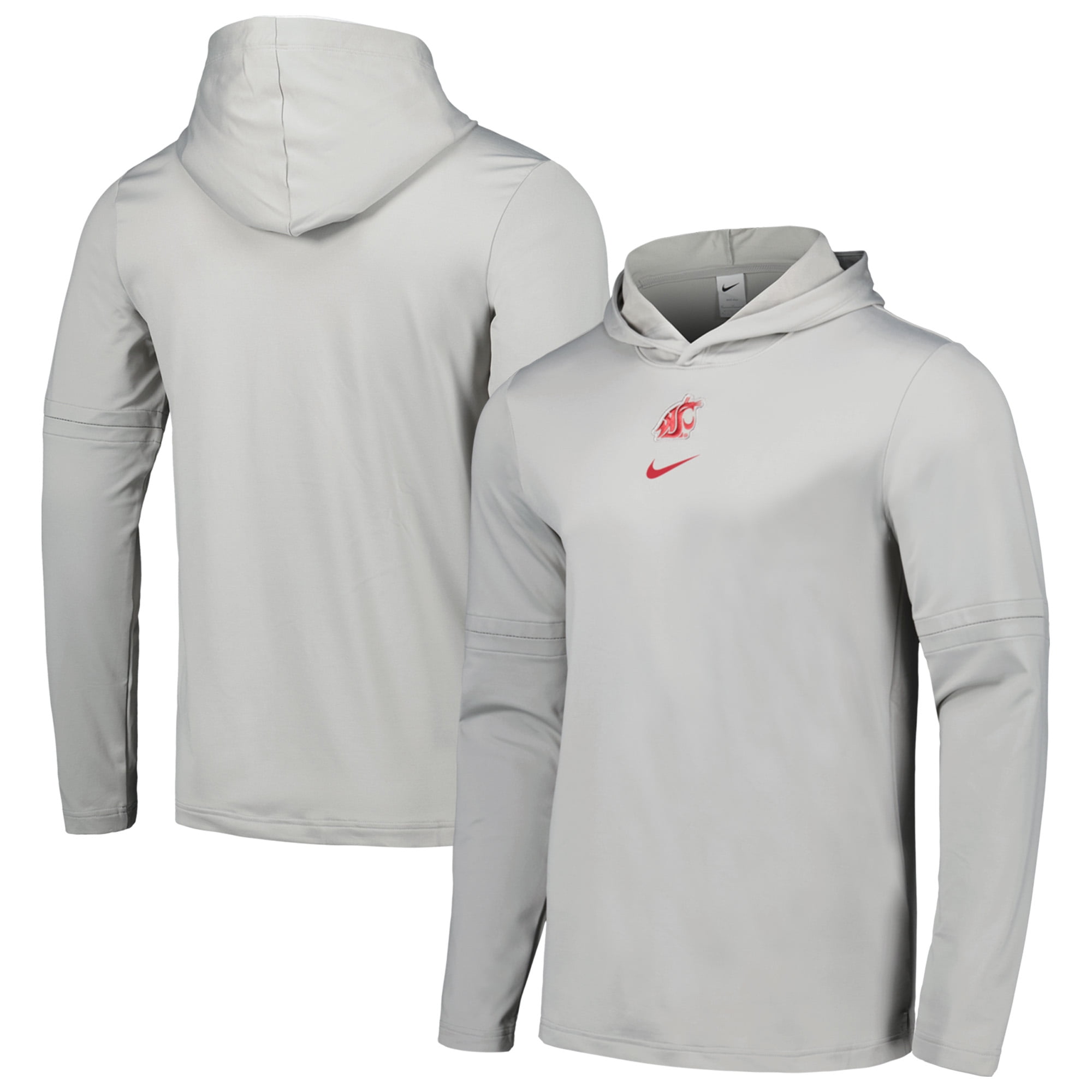 Men's Nike Gray Washington State Cougars 2023 Sideline Player Performance Hoodie Top - Walmart.com