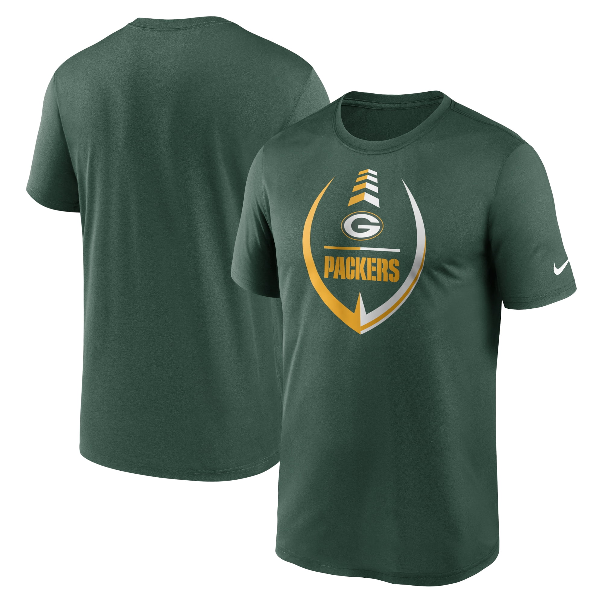 Men's Nike Green Green Bay Packers Icon Legend Performance T-Shirt ...