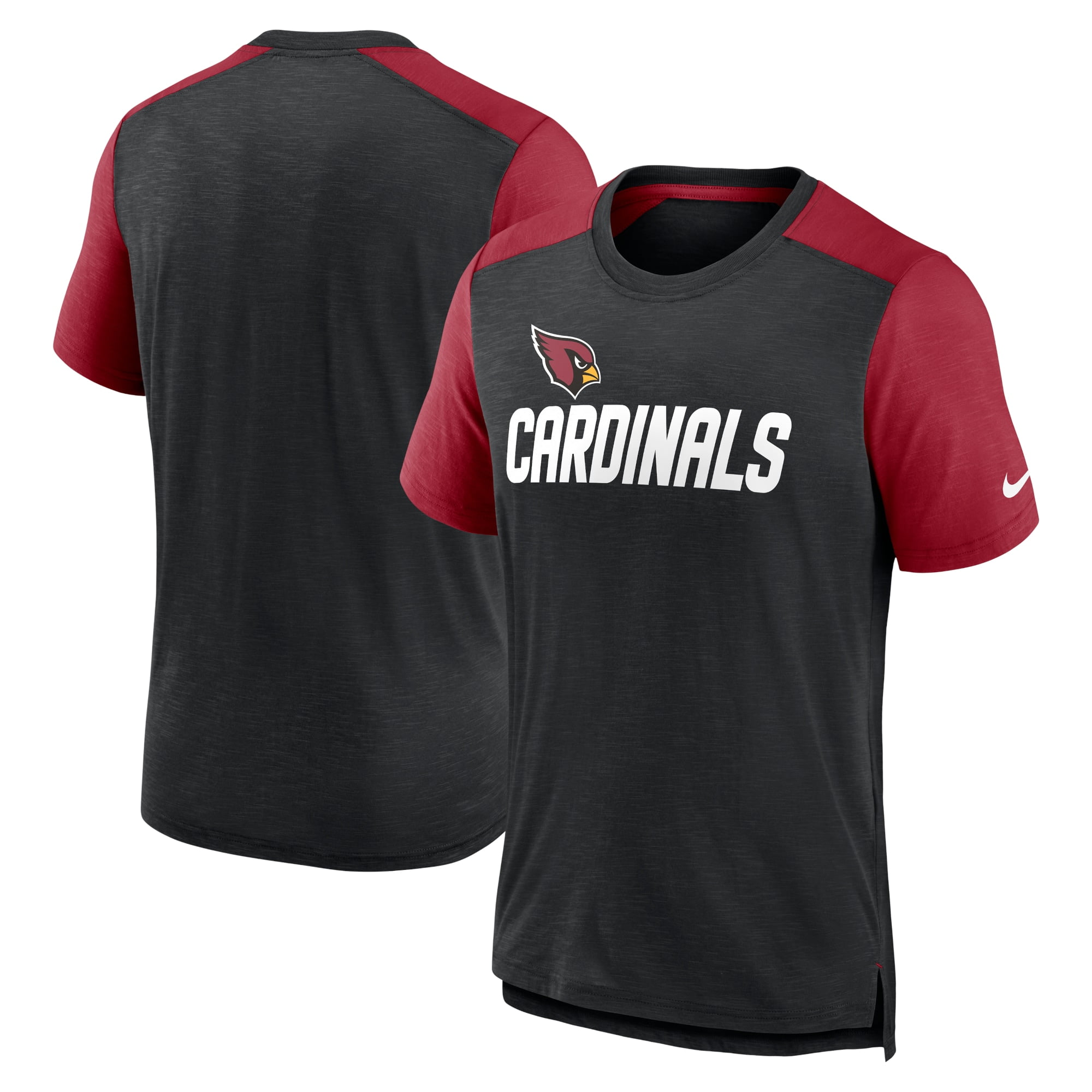 Men's Nike Heathered Black/Heathered Cardinal Arizona Cardinals Color ...