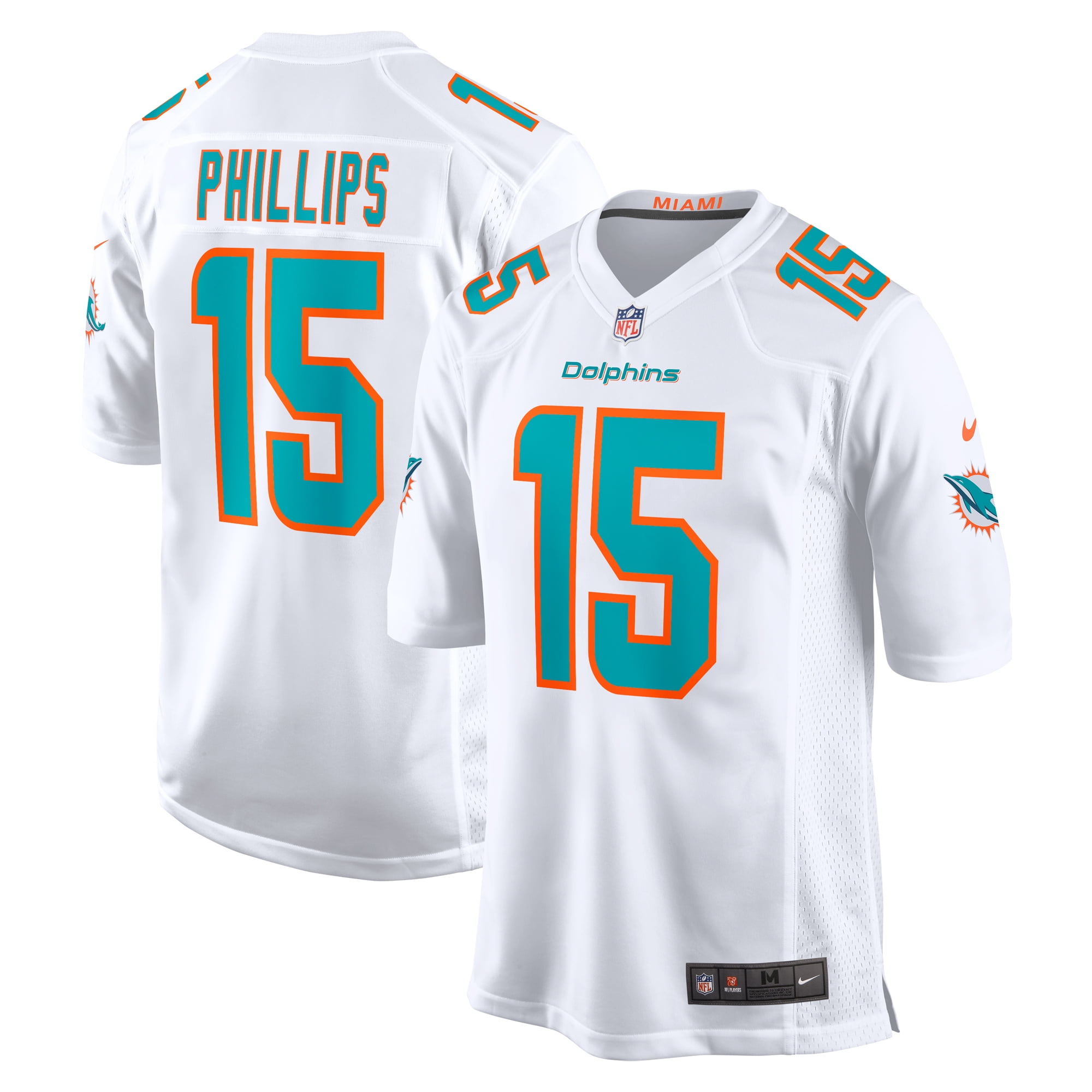 Men's Nike Jaelan Phillips White Miami Dolphins Game Jersey - Walmart.com