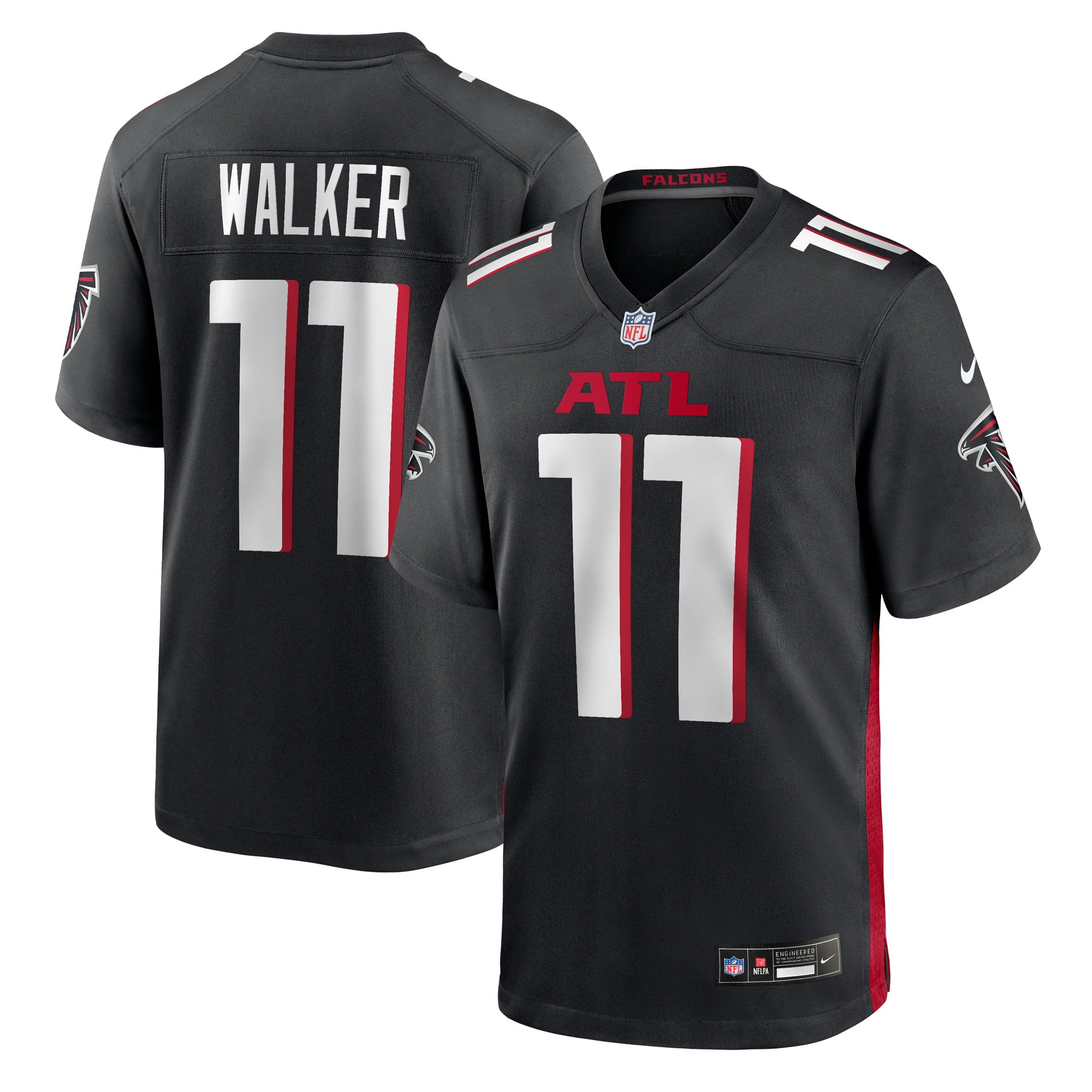 Men's Nike Jalon Walker Black Atlanta Falcons 2025 NFL Draft First ...