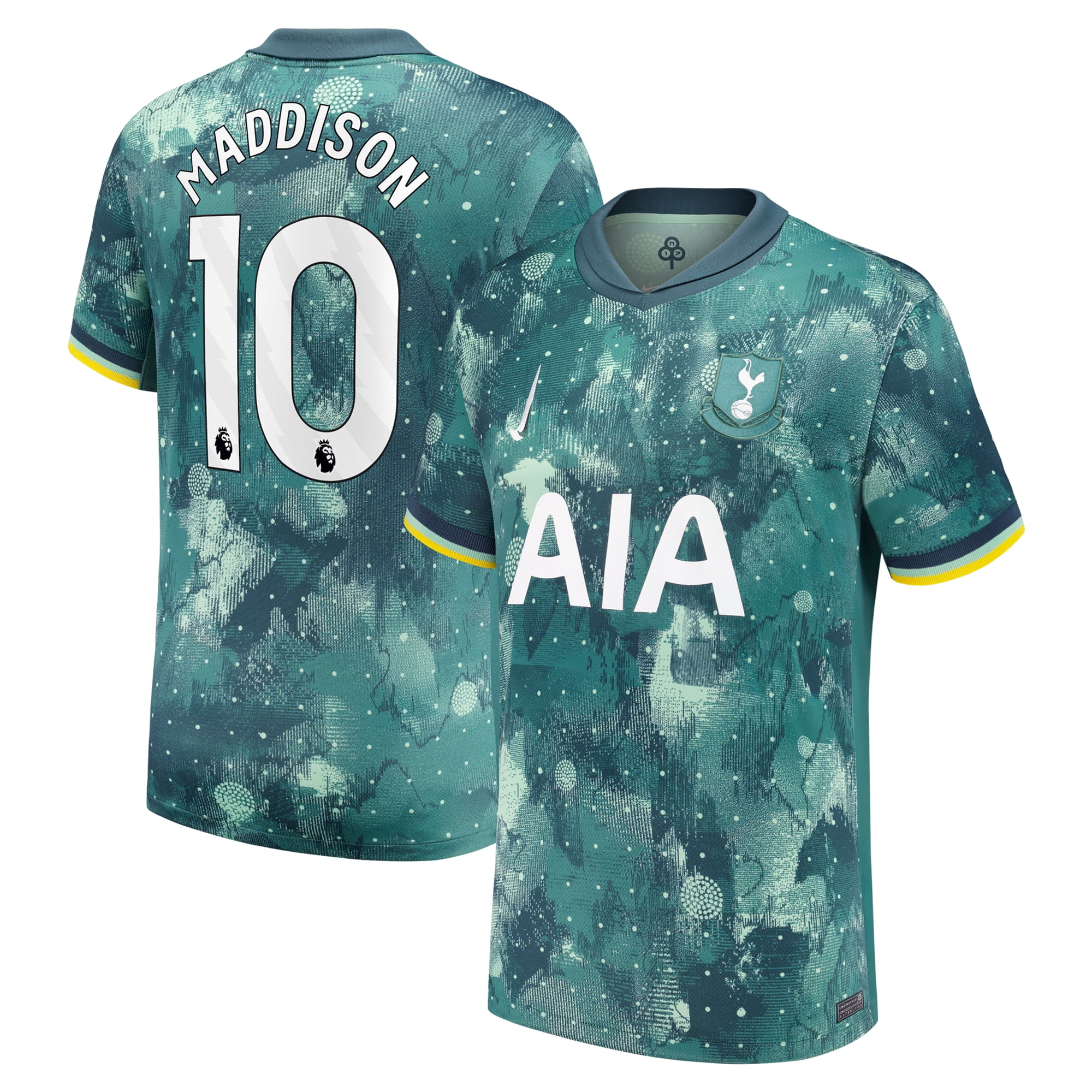 Men's Nike James Maddison Green Tottenham Hotspur 2024/25 Third Replica ...