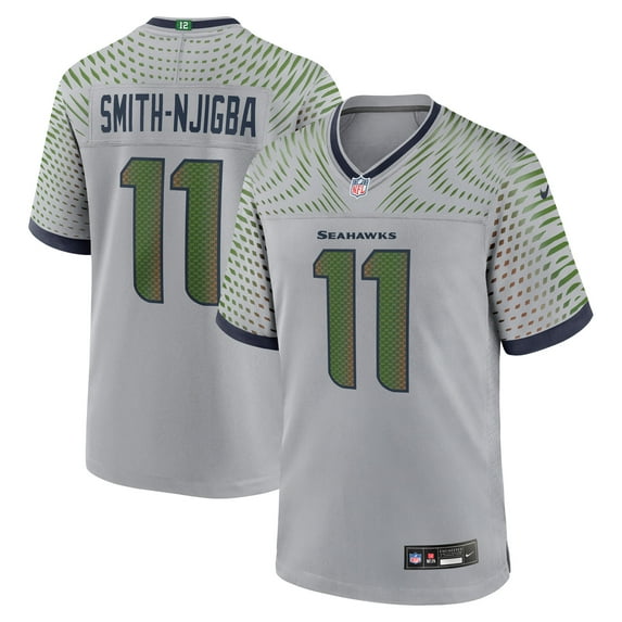 Men's Nike Jaxon Smith-Njigba Wolf Gray Seattle Seahawks 2025 Rivalries ...