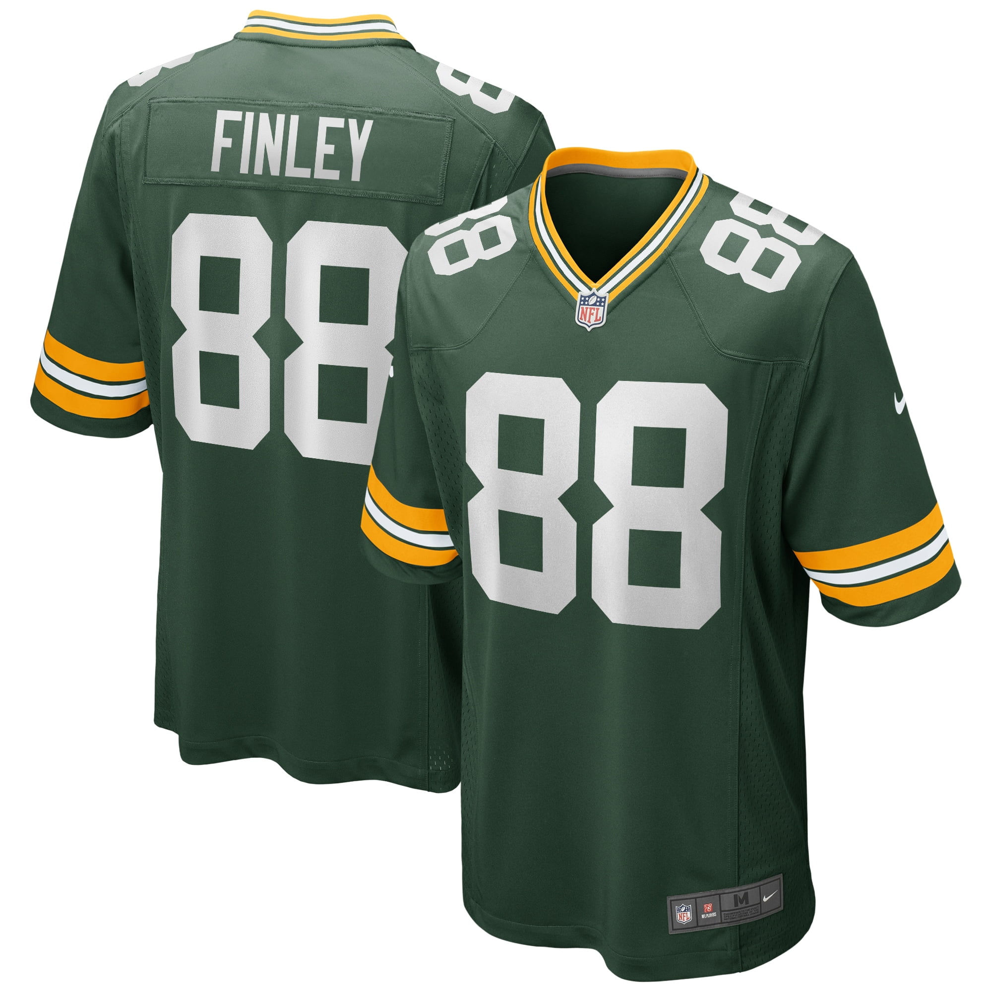 Men's Nike Jermichael Finley Green Green Bay Packers Game Retired ...