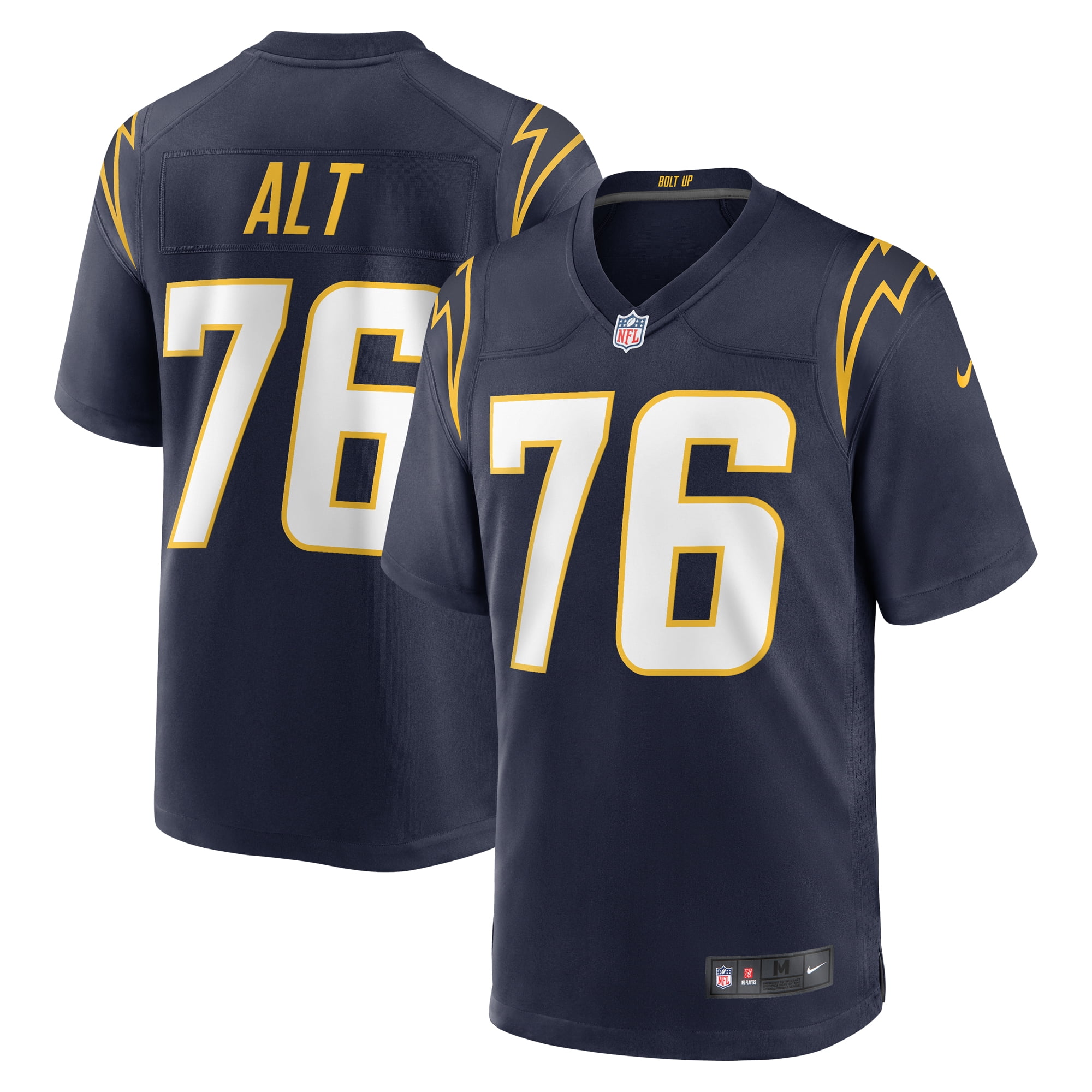 Men's Nike Joe Alt Navy Los Angeles Chargers 2024 NFL Draft First Round ...