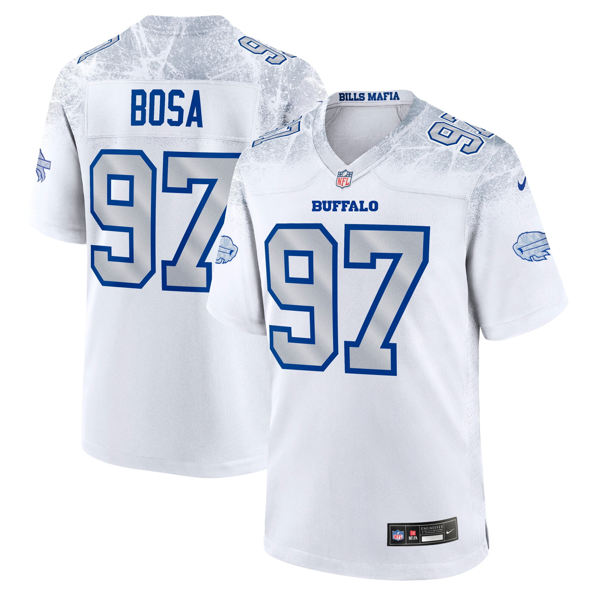 Men's Nike Joey Bosa White Buffalo Bills 2025 Rivalries Collection Game ...