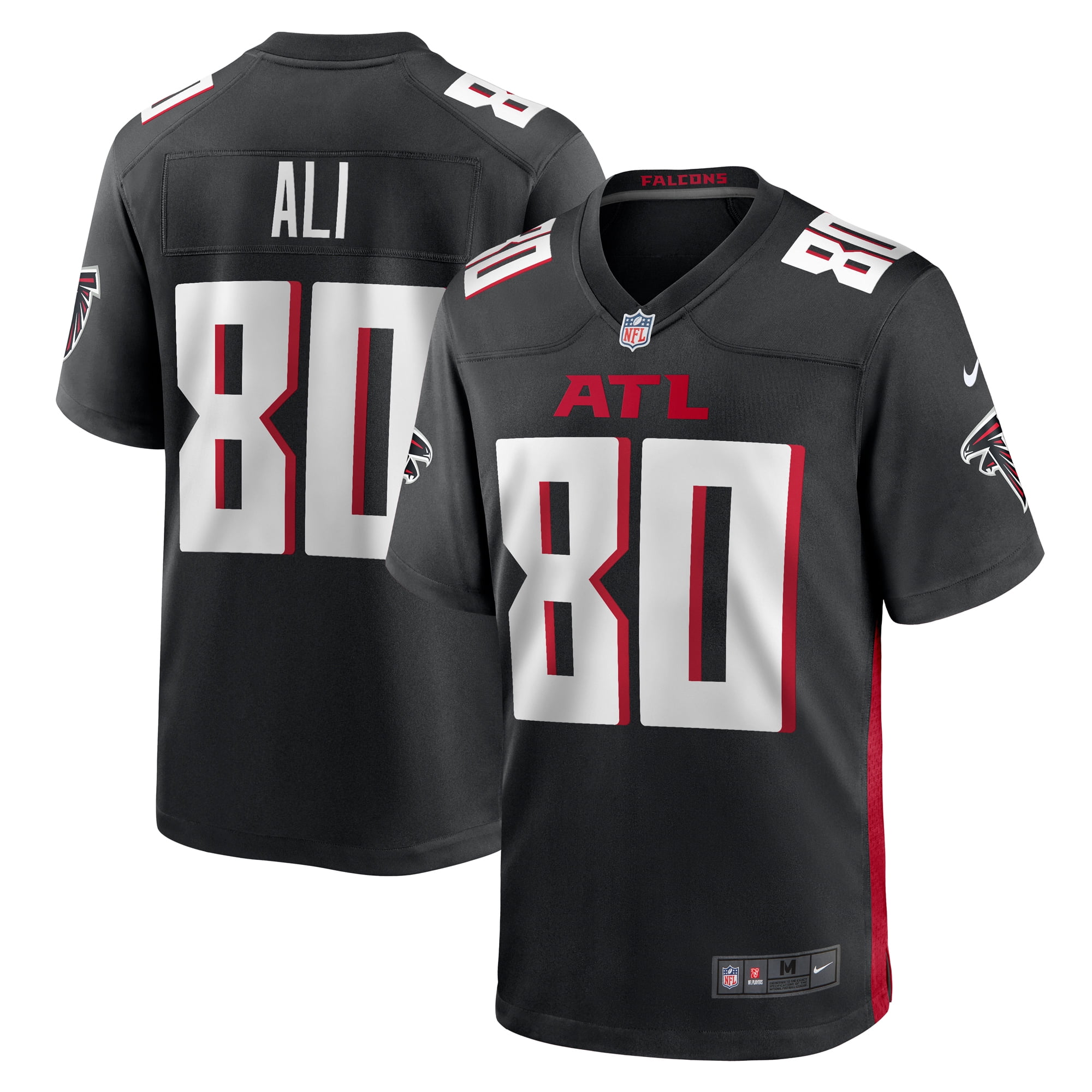 Men's Nike Josh Ali Black Atlanta Falcons Team Game Jersey - Walmart.com