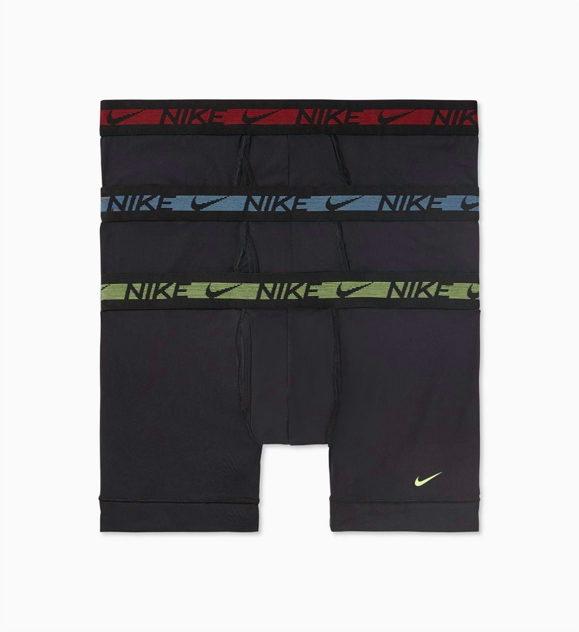 Men's Nike KE1152 Ultra Stretch Micro Trunk - 3 Pack (Black S ...