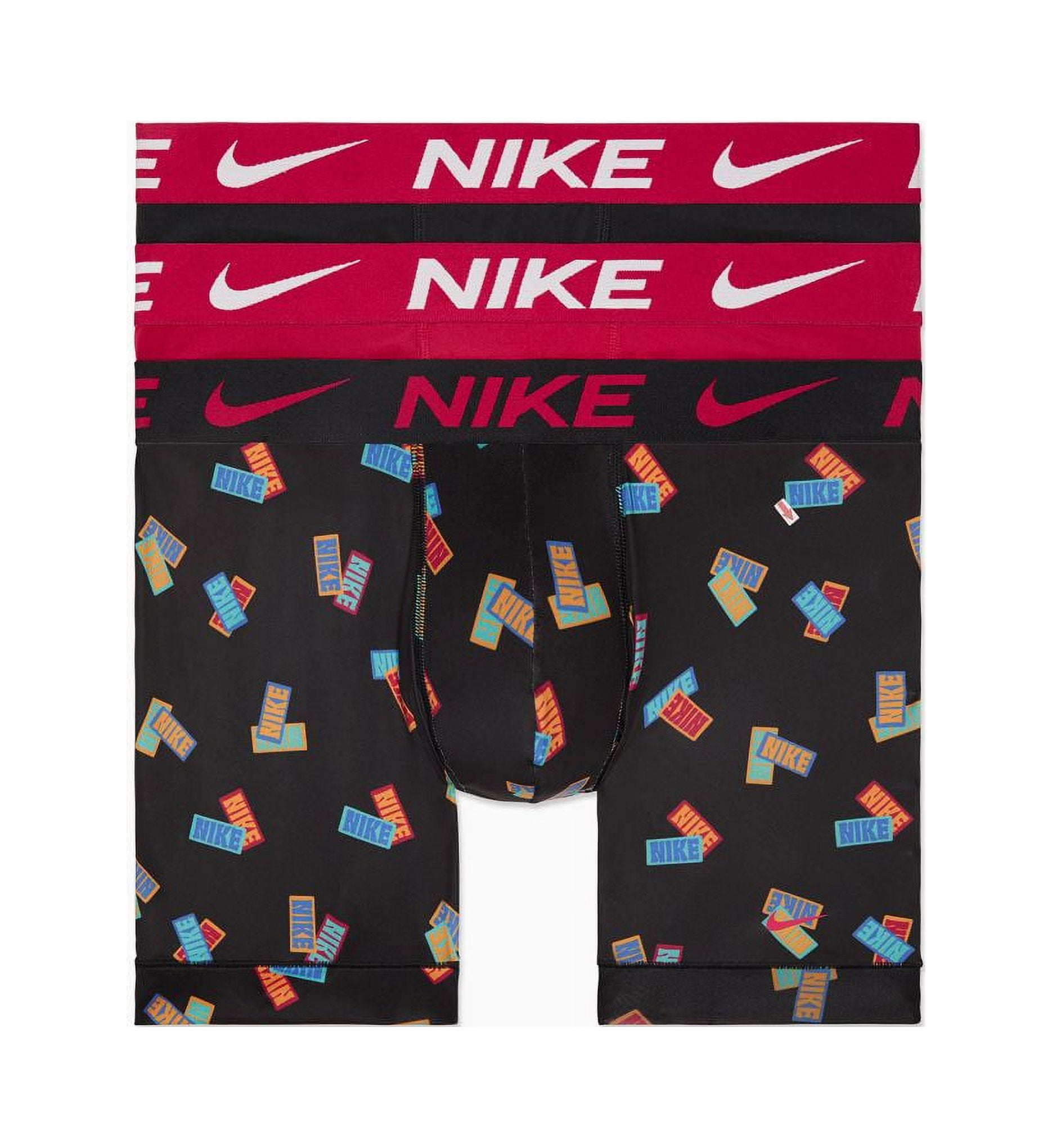 Men's Nike KE1157 Essential Micro Boxer Brief - 3 Pack (Sticker Print ...