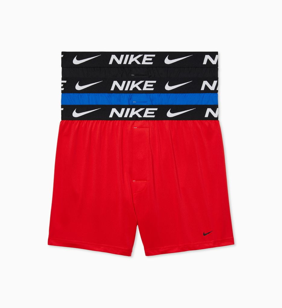 Men's Nike KE1214 Essential Micro Slim Fit Boxer - 3 Pack (Game Royal M ...