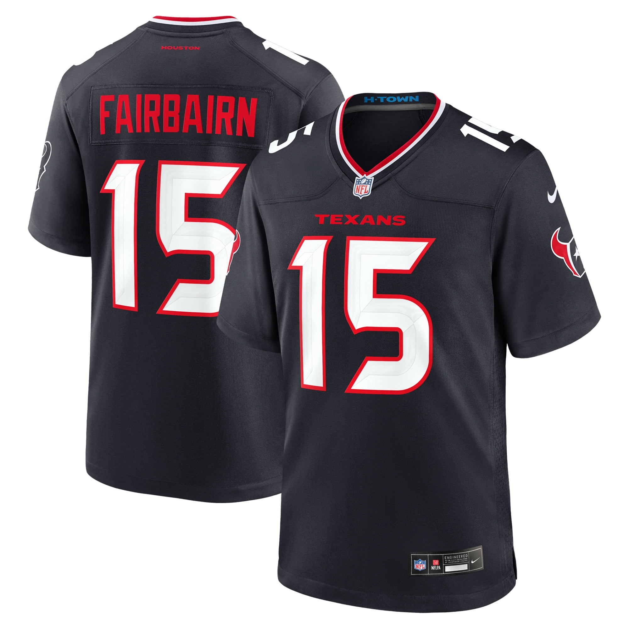 Men's Nike Ka'imi Fairbairn Navy Houston Texans Team Game Jersey ...