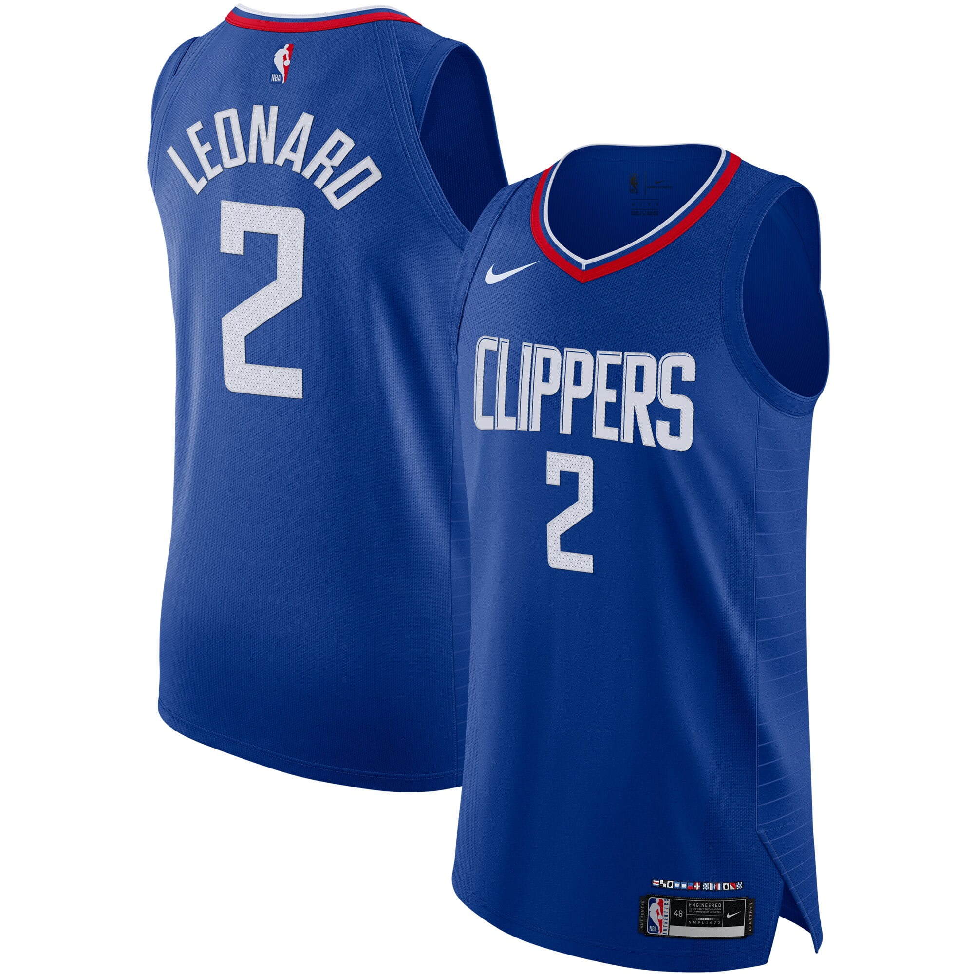 Men's Nike Kawhi Leonard Royal LA Clippers Authentic Jersey - Icon ...